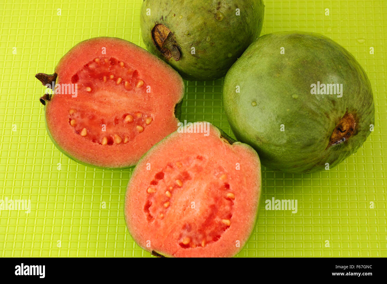 Red guava fruit hi-res stock photography and images - Alamy
