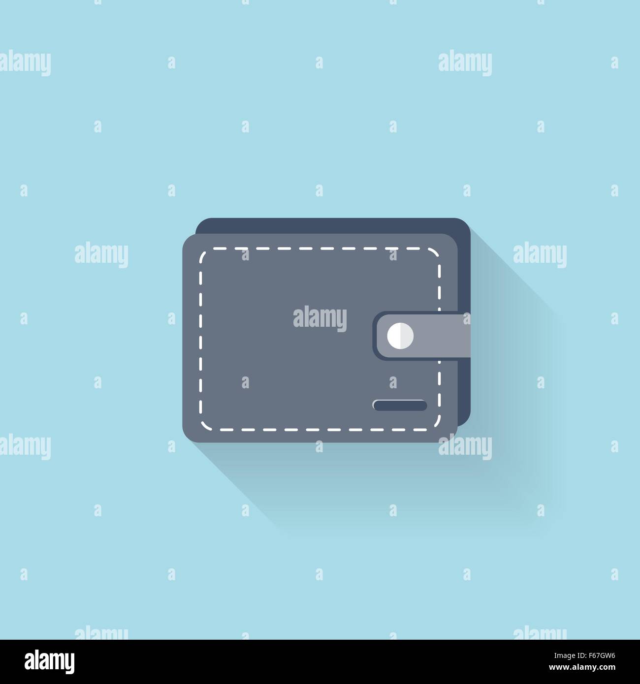 Full wallet white background Stock Vector Images - Alamy