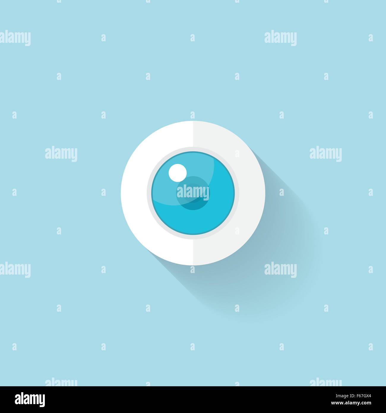 Black white eye icon hi-res stock photography and images - Alamy