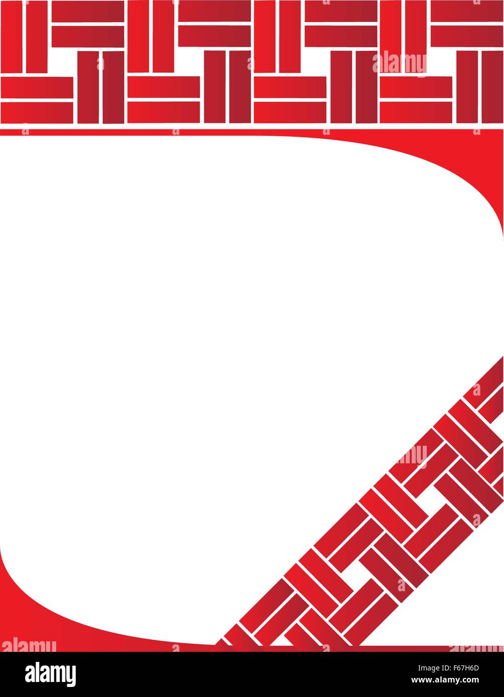 Red Square Letterhead Border Background Stock Vector Image & Art - Alamy