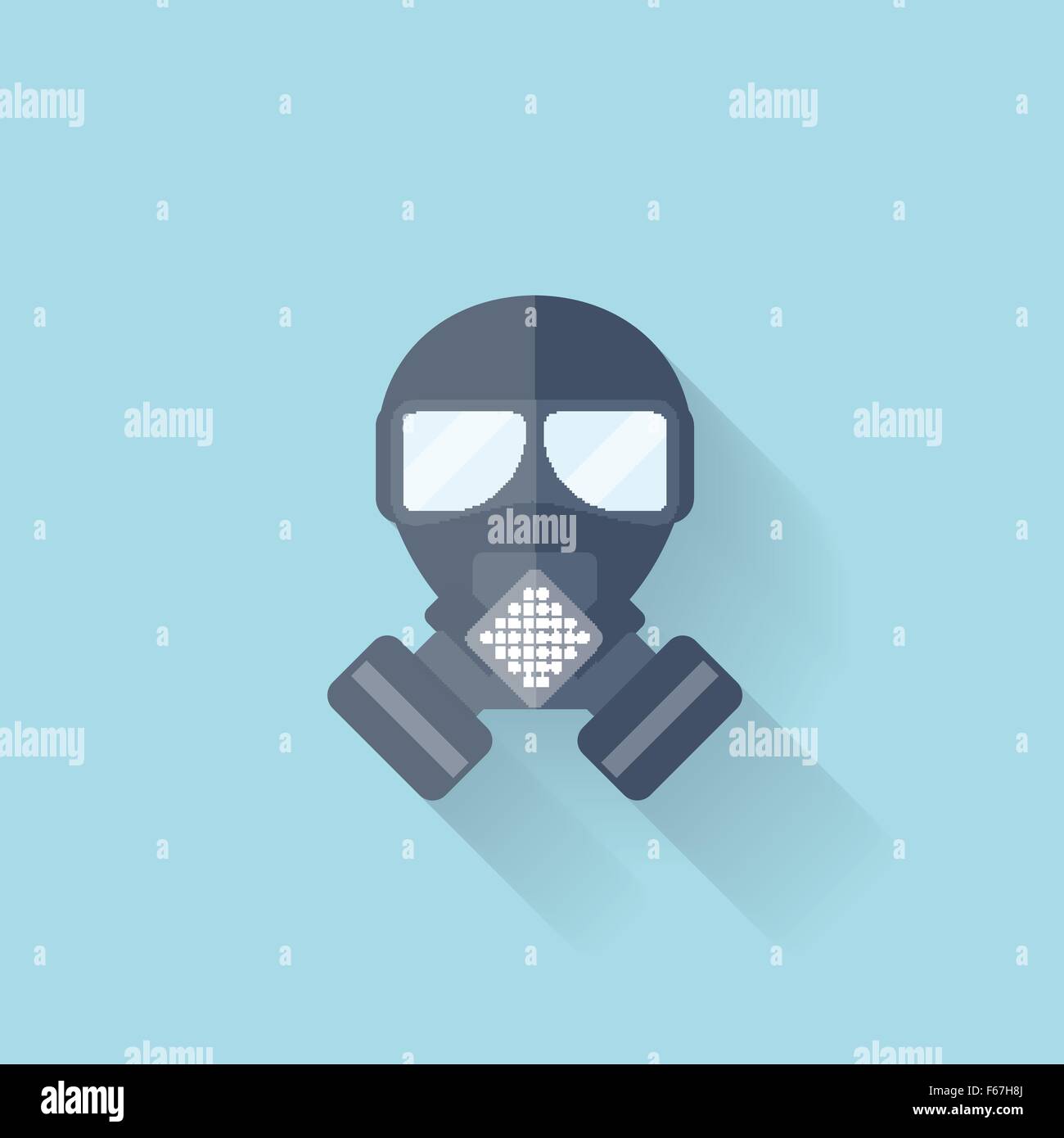 Military gas mask protection on Stock Vector Images - Alamy