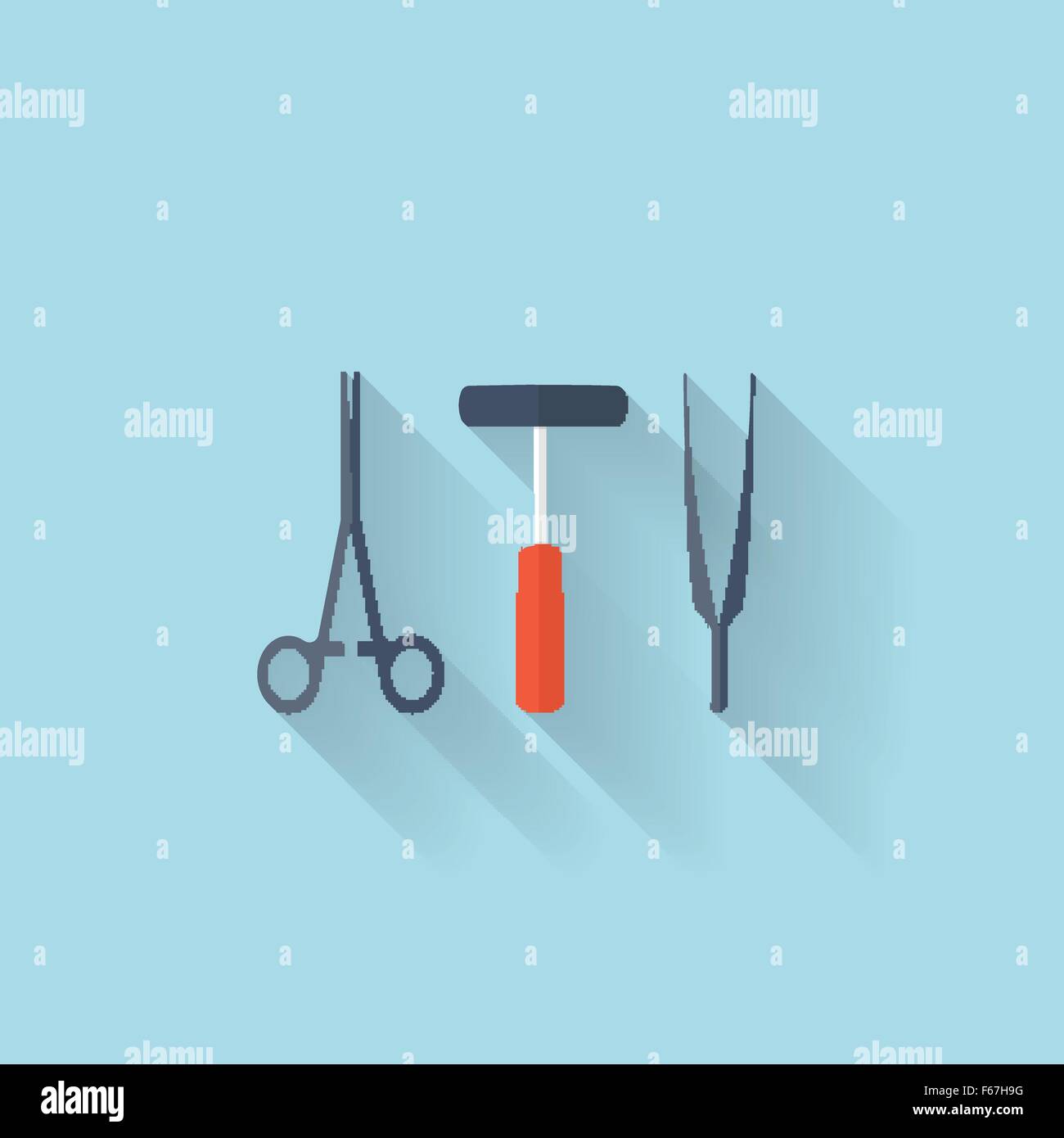 Sterile hospital tools Stock Vector Images - Alamy