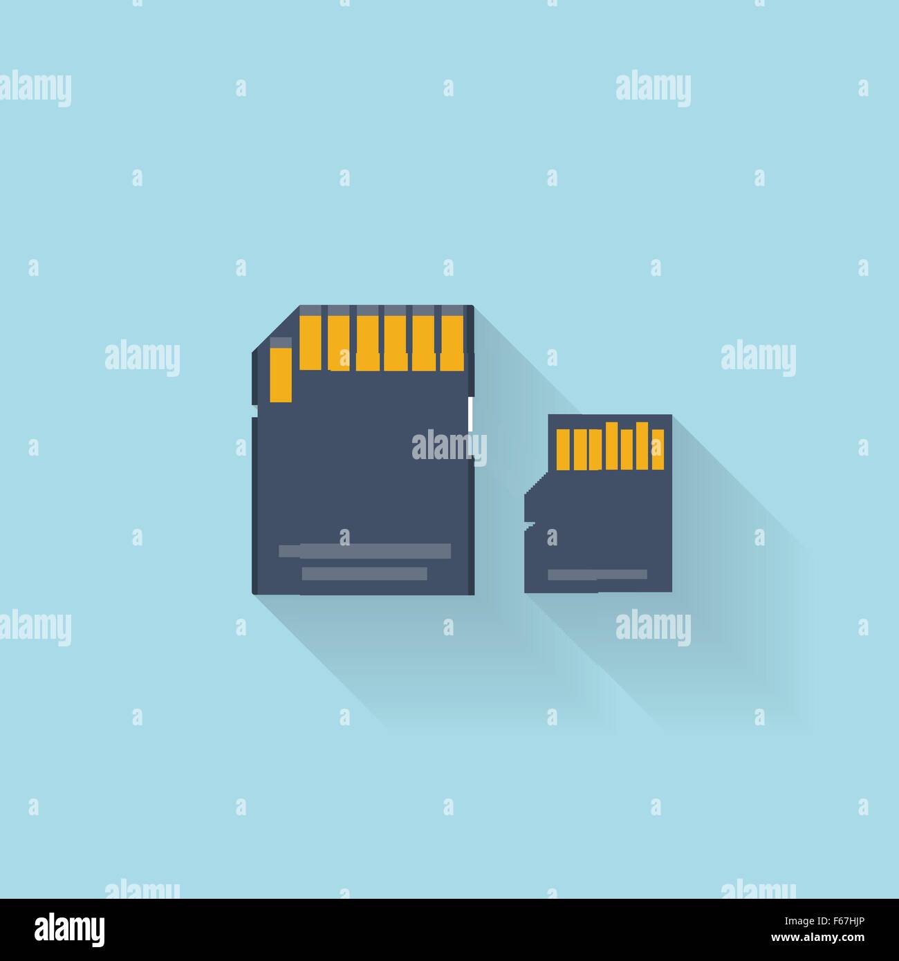 Flat memory card icon for web Stock Vector Image & Art - Alamy