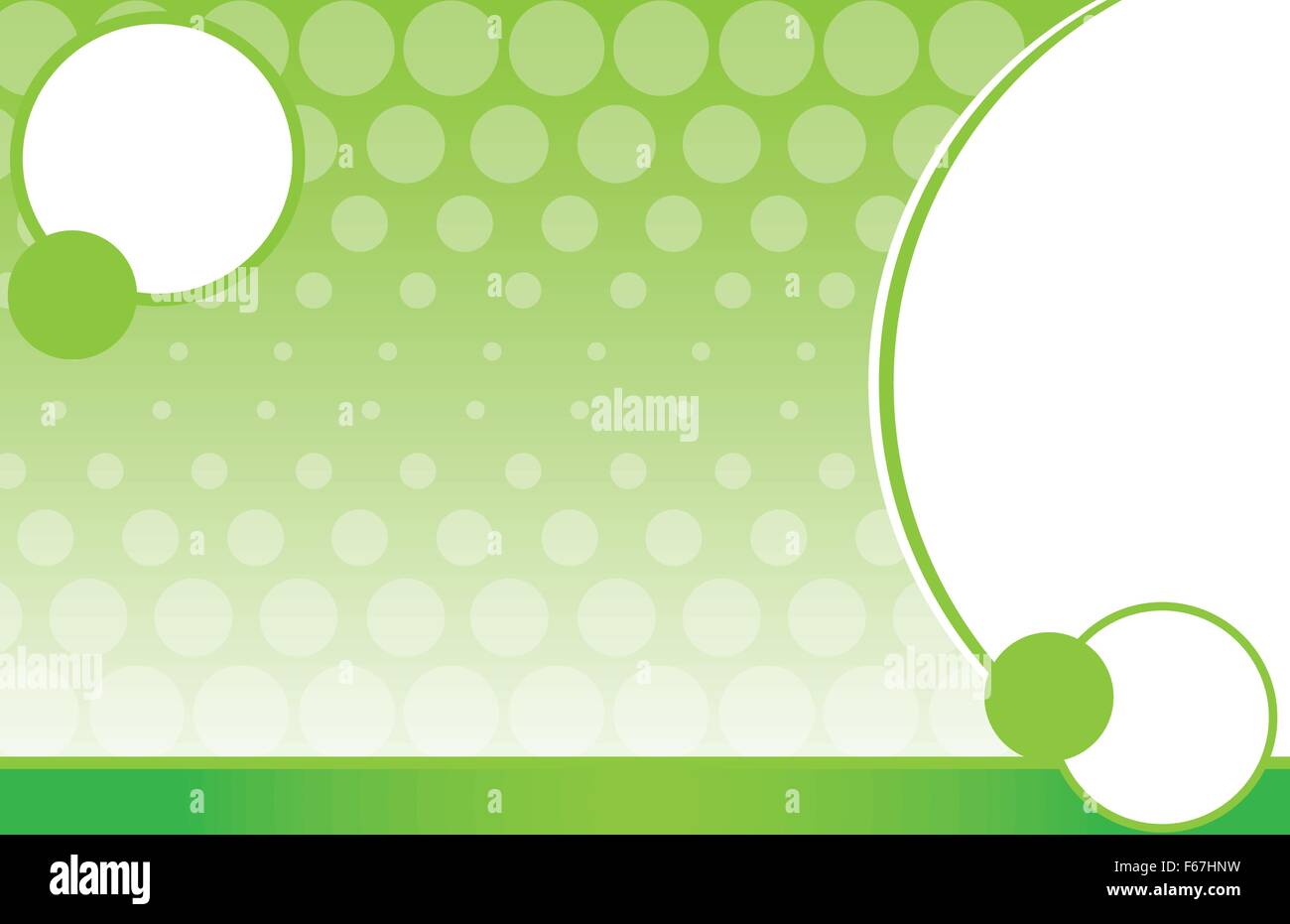 Green Circle Postcard Background Stock Vector Image & Art - Alamy