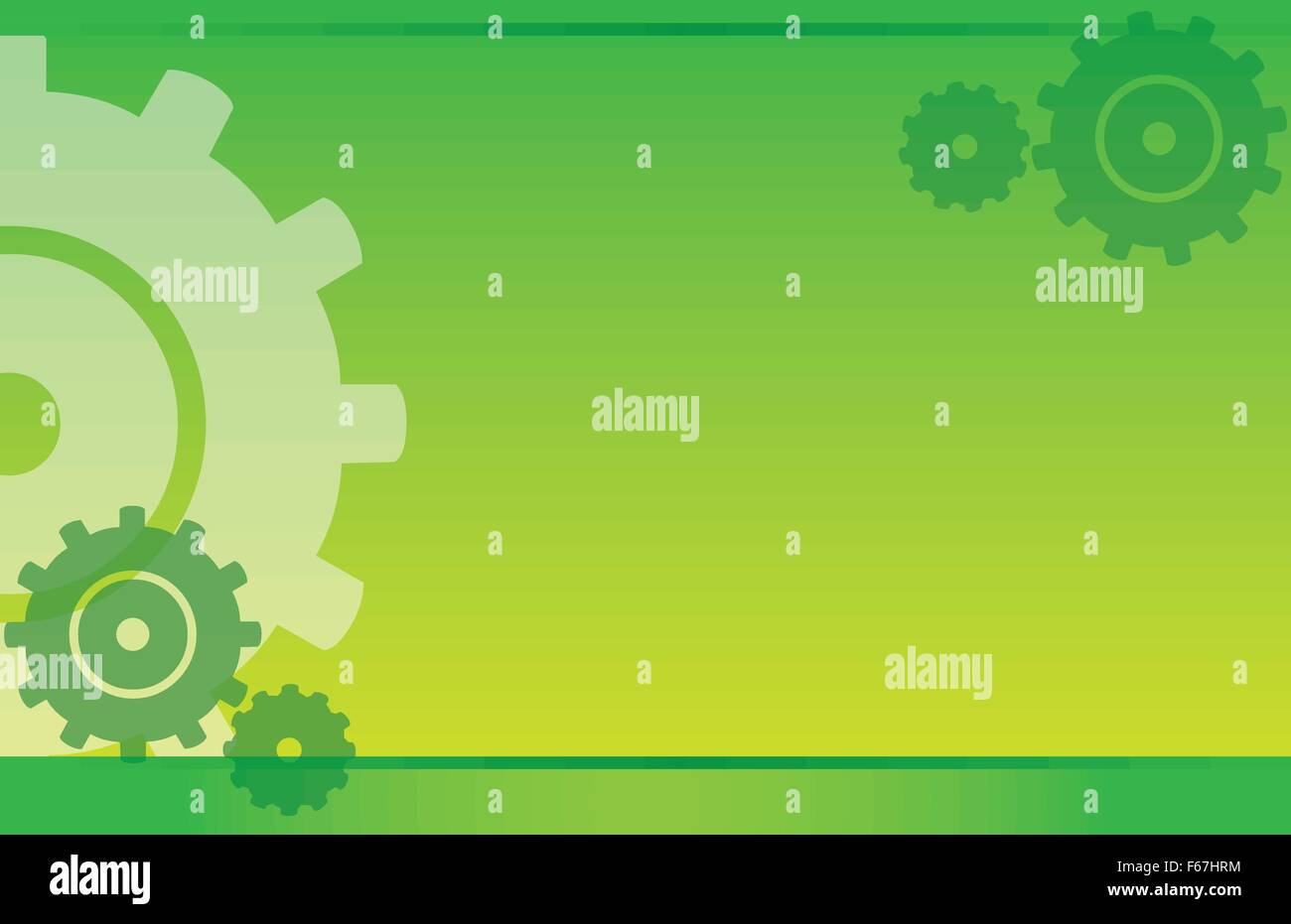 Green Gear Postcard Background Stock Vector Image & Art - Alamy