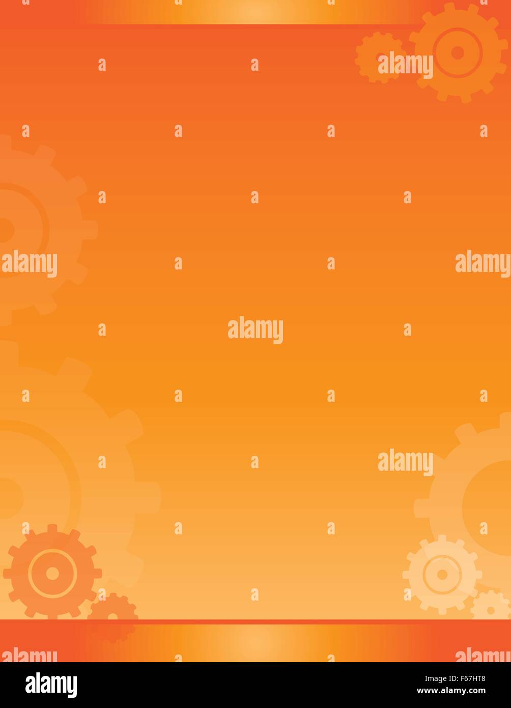 Orange Gear Background Stock Vector Image & Art - Alamy