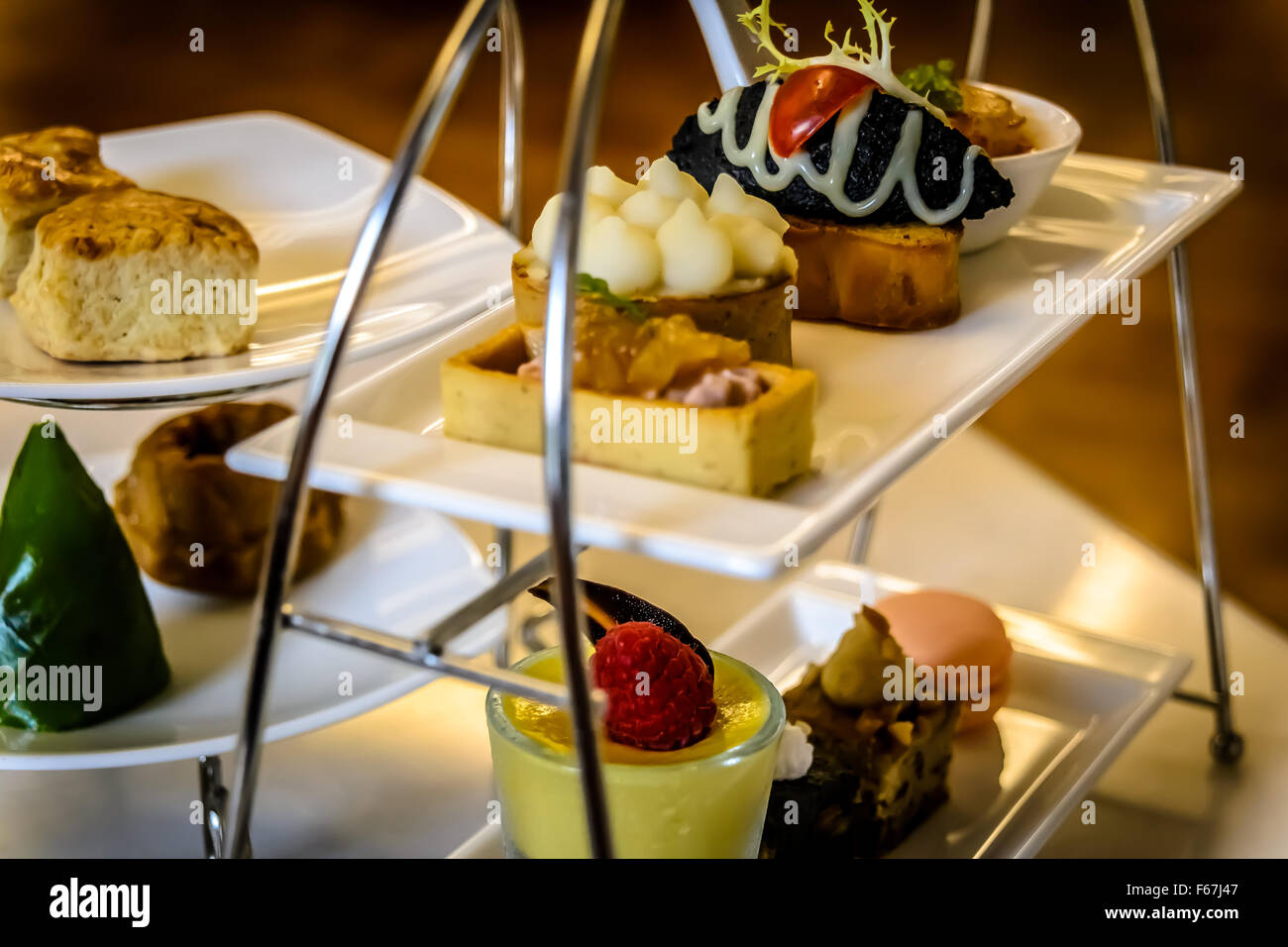 Afternoon Tea Set Stock Photo - Alamy