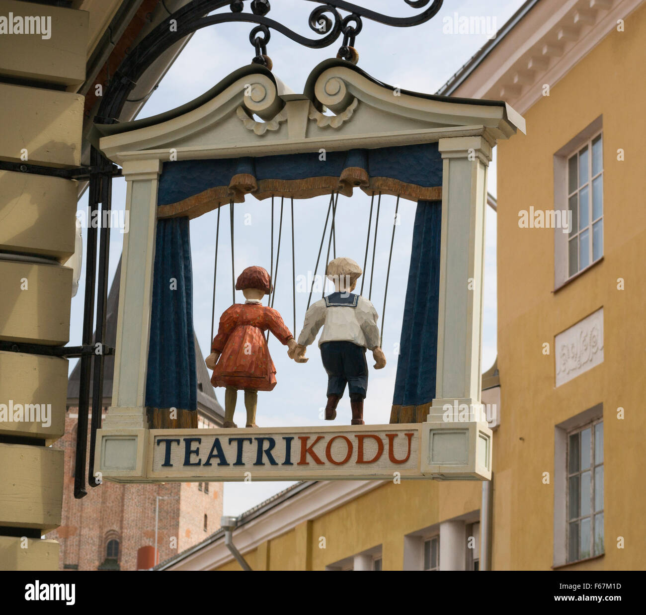 sign at puppet theater Stock Photo - Alamy