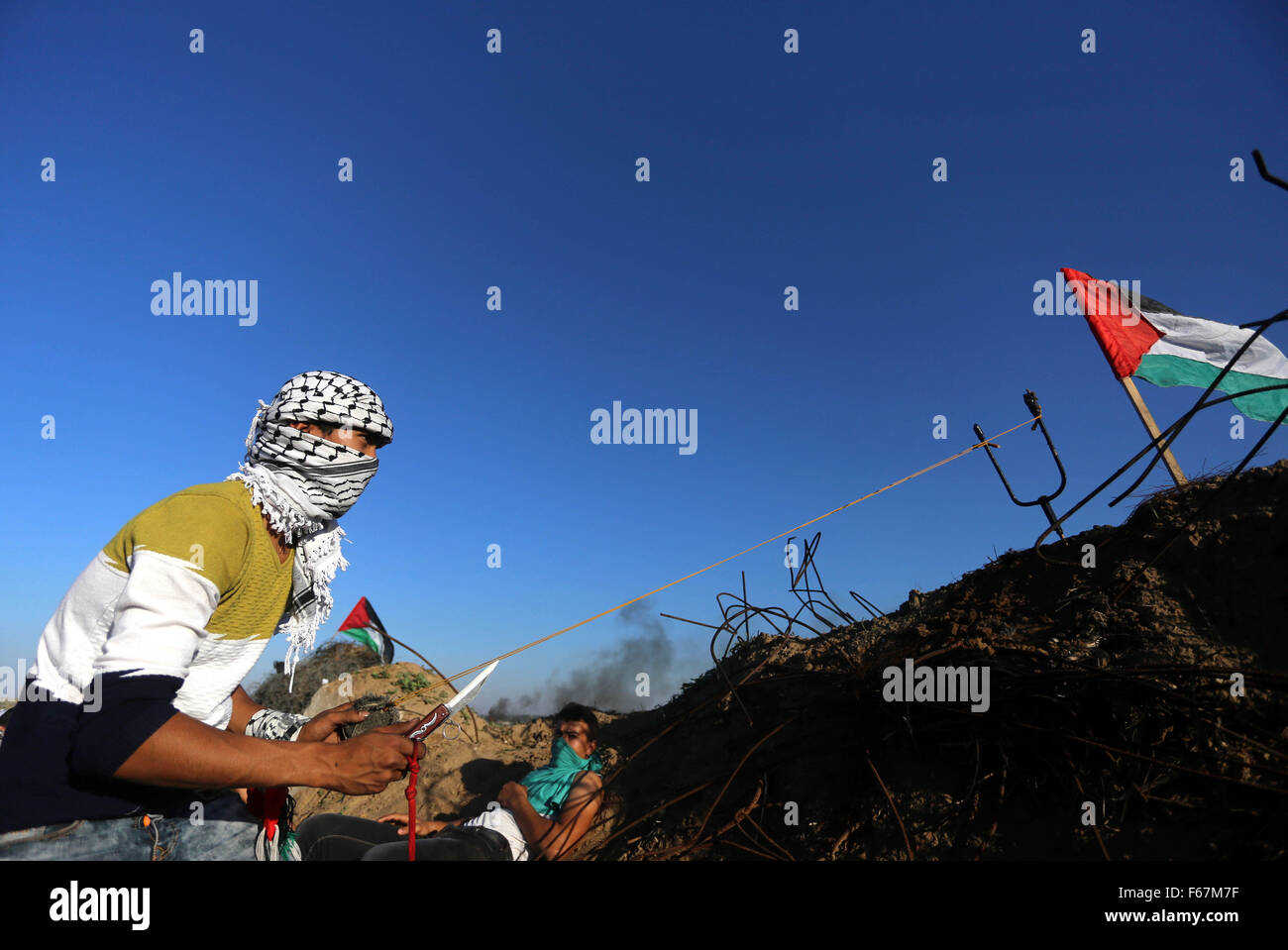 Bureij, Gaza Strip, Palestinian Territory. 13th Nov, 2015. A ...