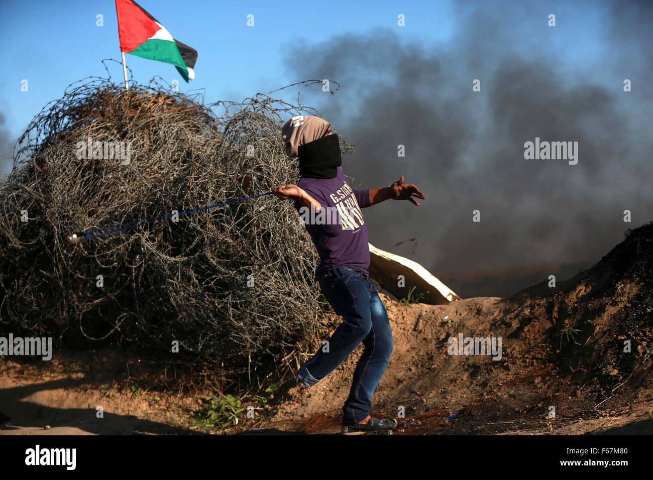 Bureij, Gaza Strip, Palestinian Territory. 13th Nov, 2015. A ...