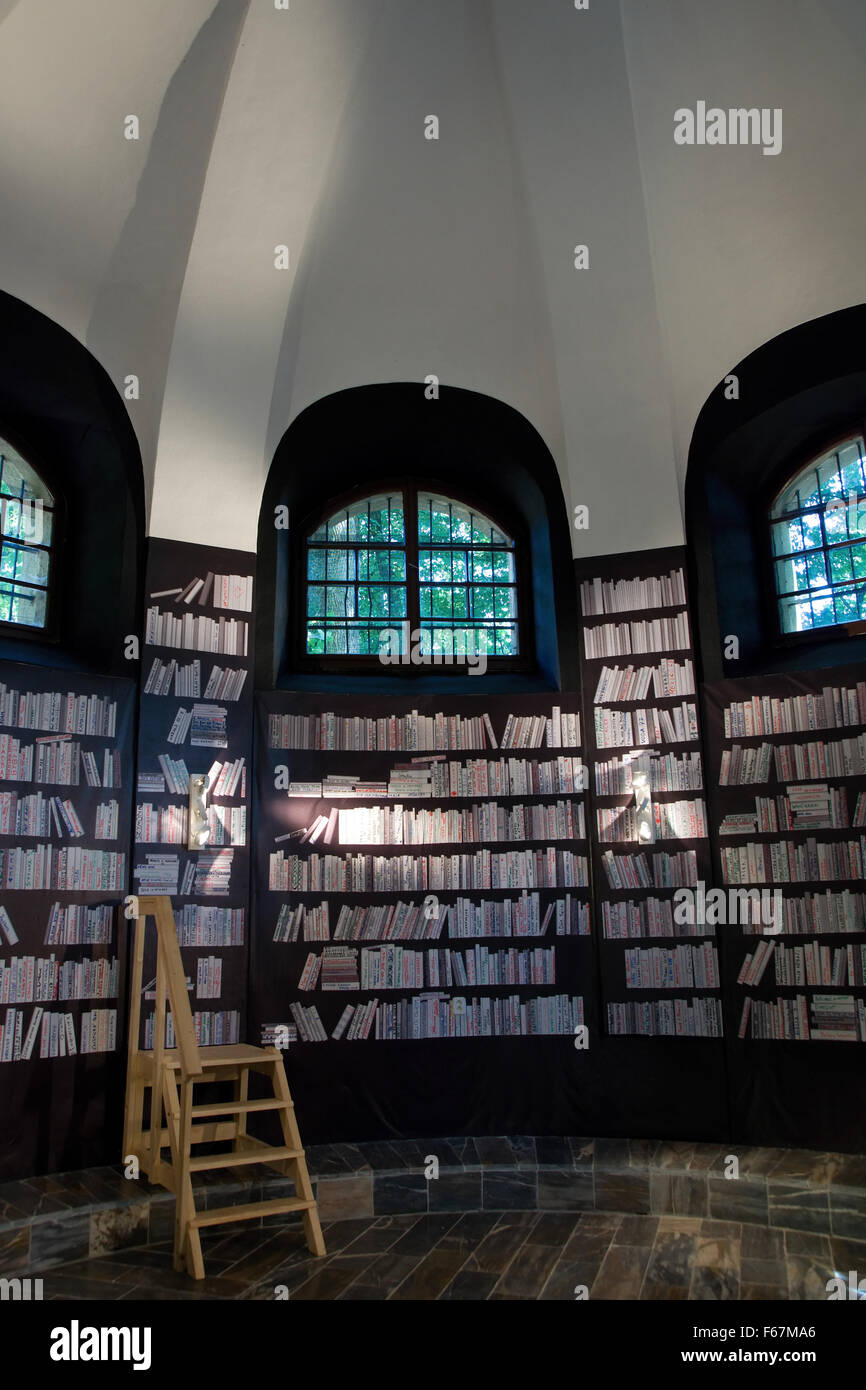 library of Andrássy family in the Betliar Stock Photo - Alamy