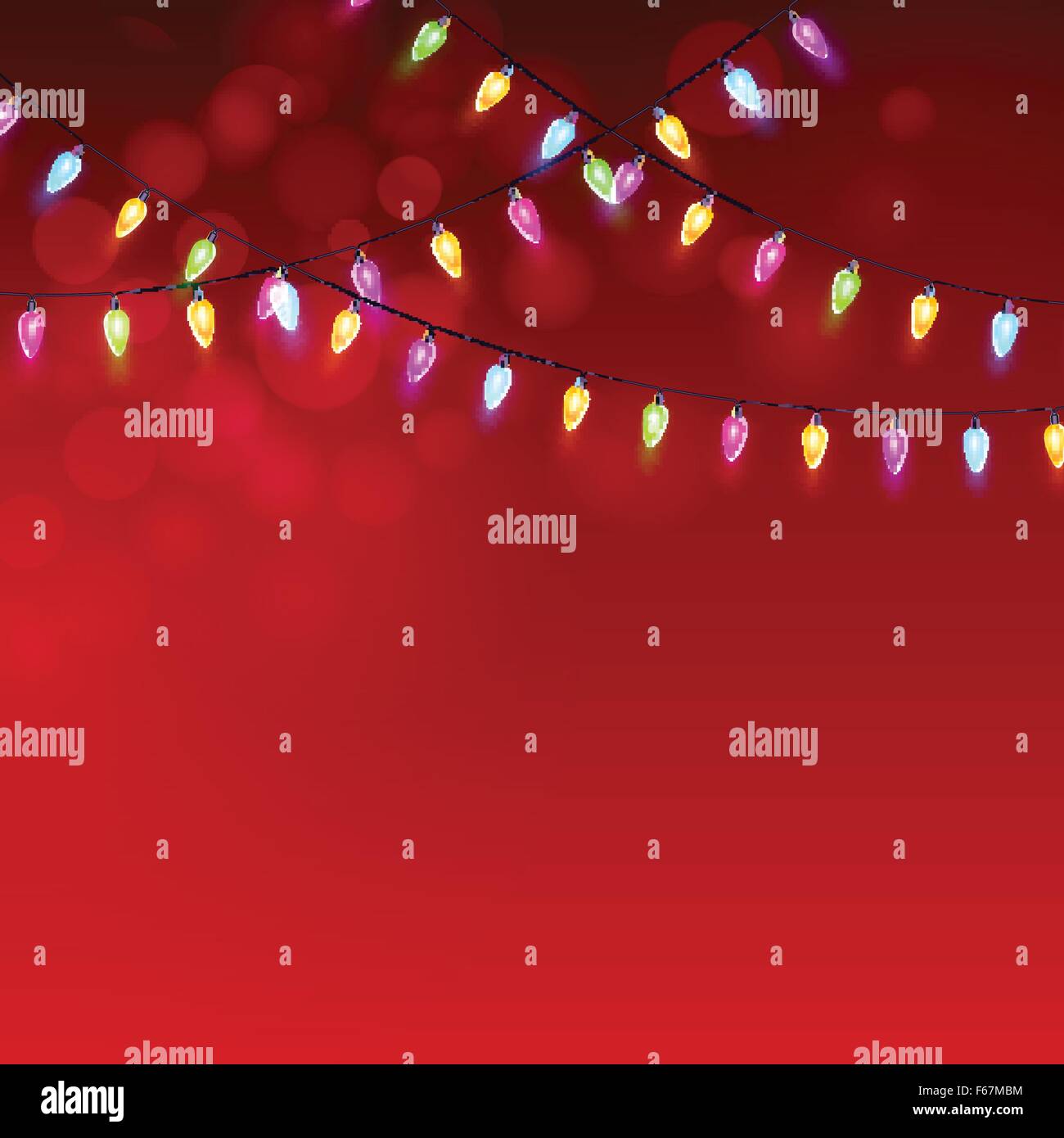 Red garland Stock Vector Images - Alamy