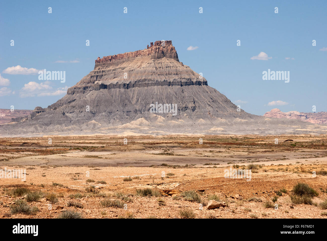 Table Mountain Factory Butte, Caineville, Utah, United States Stock ...