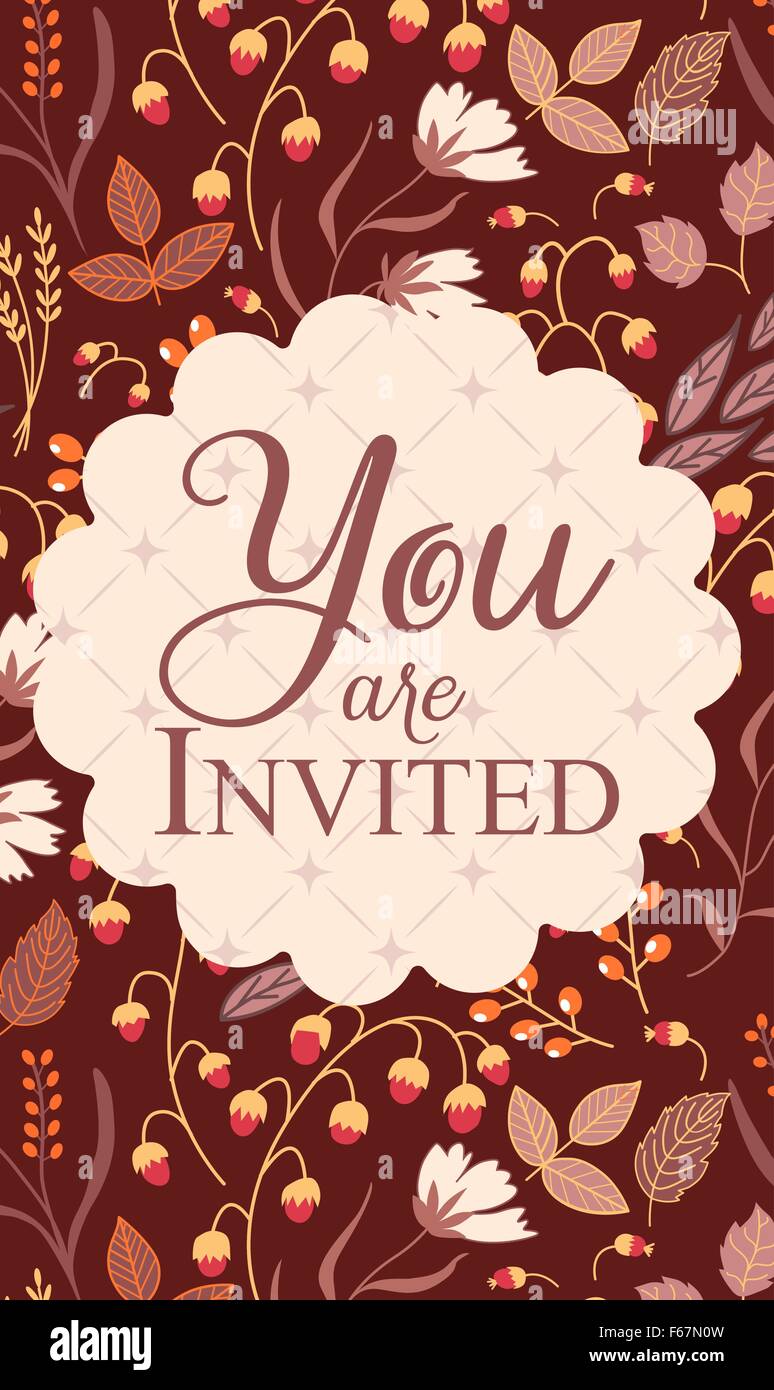 Invited card hi-res stock photography and images - Alamy