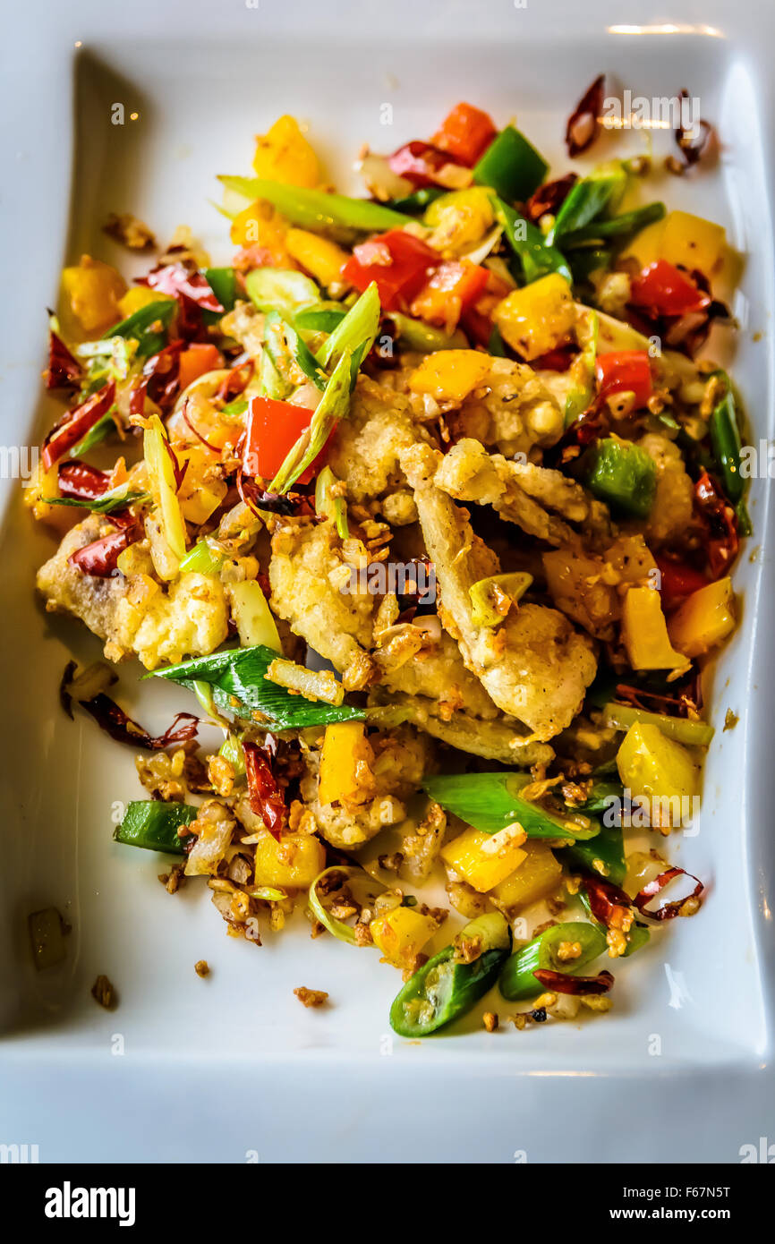 Stir-fried frog legs Stock Photo - Alamy