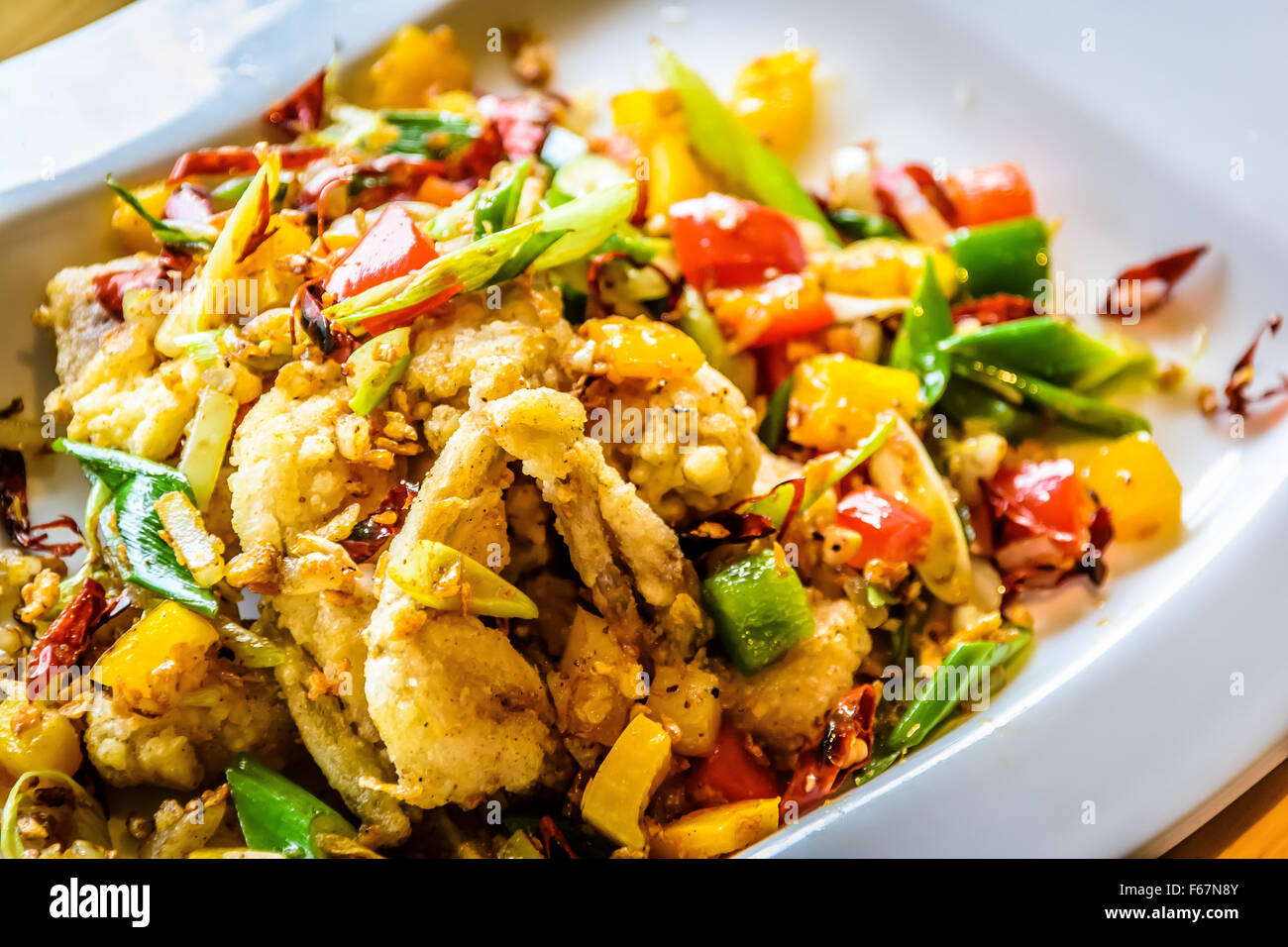 Stir-fried frog legs Stock Photo - Alamy