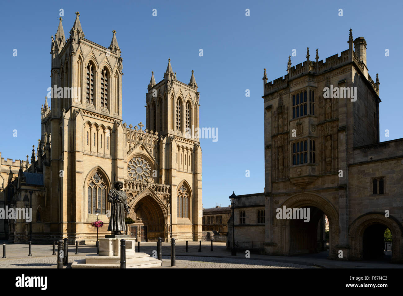 Bristol Cathedral on a summer afternoon Stock Photo - Alamy