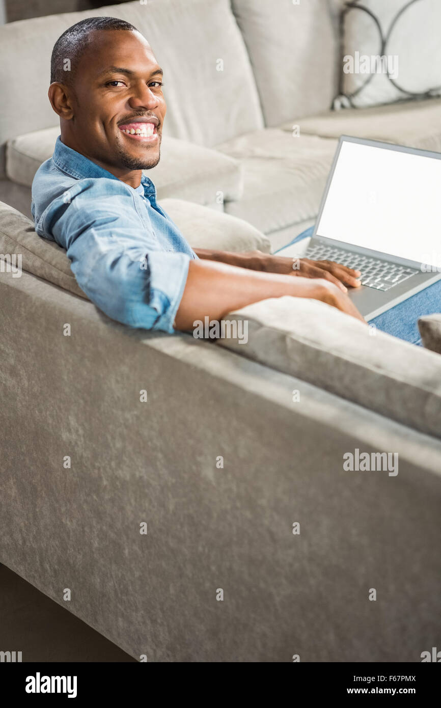 Over shoulder laptop screen view hi-res stock photography and images ...