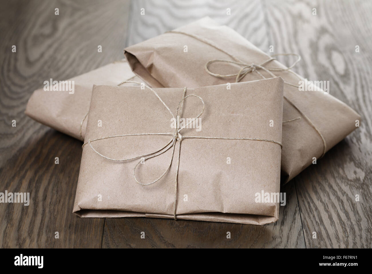 Paper wrapped parcel old hi-res stock photography and images - Alamy