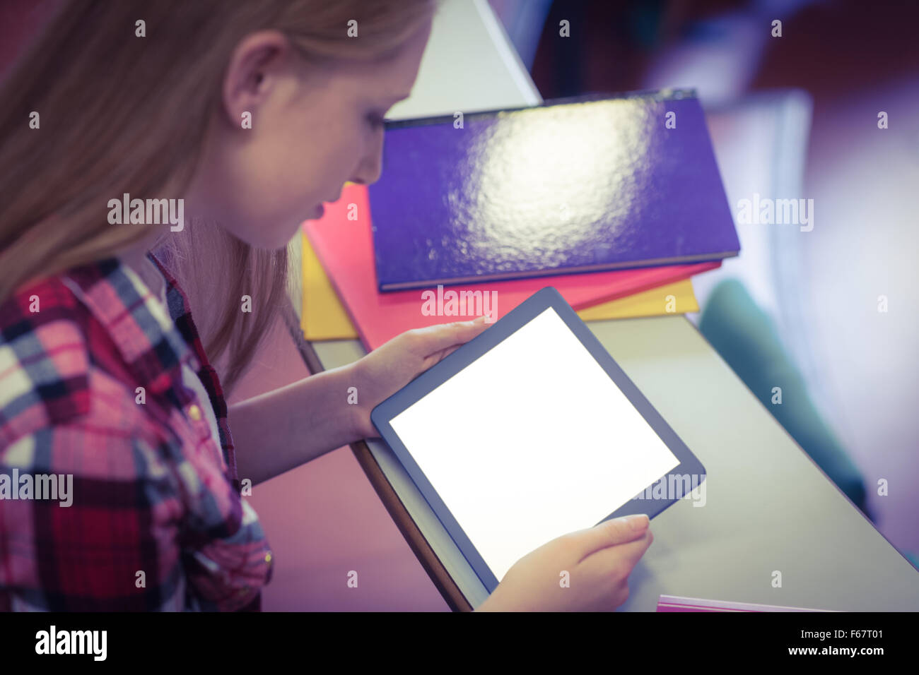 Digital tablet notes teenager hi-res stock photography and images - Alamy