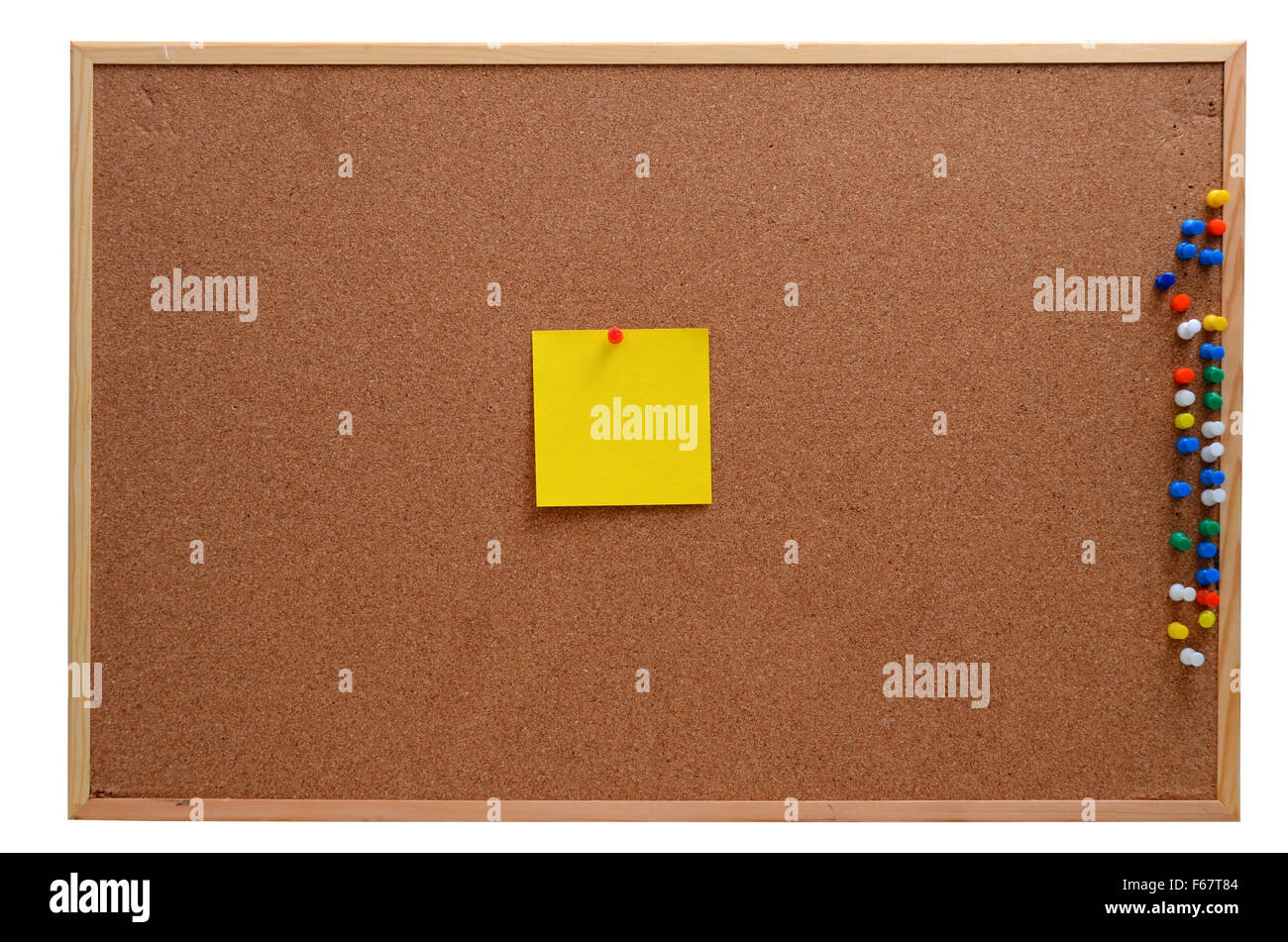 Blank sticky notes paper Cut Out Stock Images & Pictures - Alamy