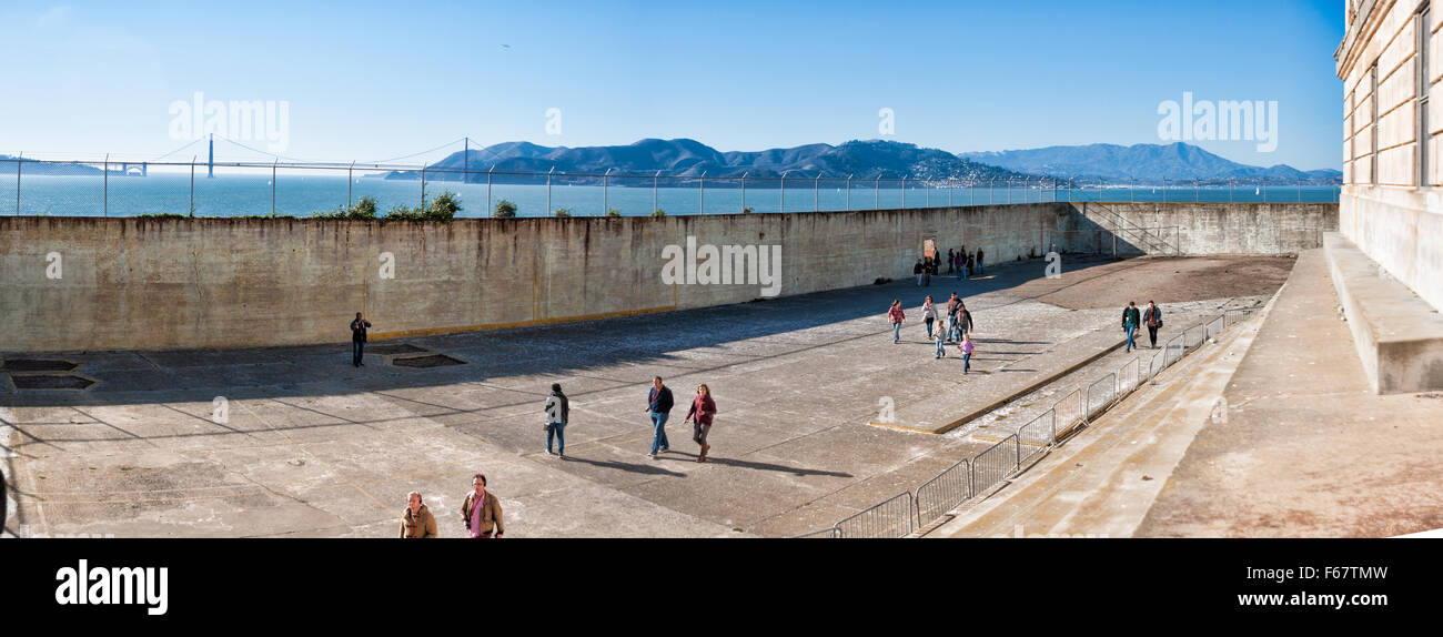 ALCATRAZ ISLAND, CA - NOV 6, 2015: Alcatraz Federal Penitentiary's ...
