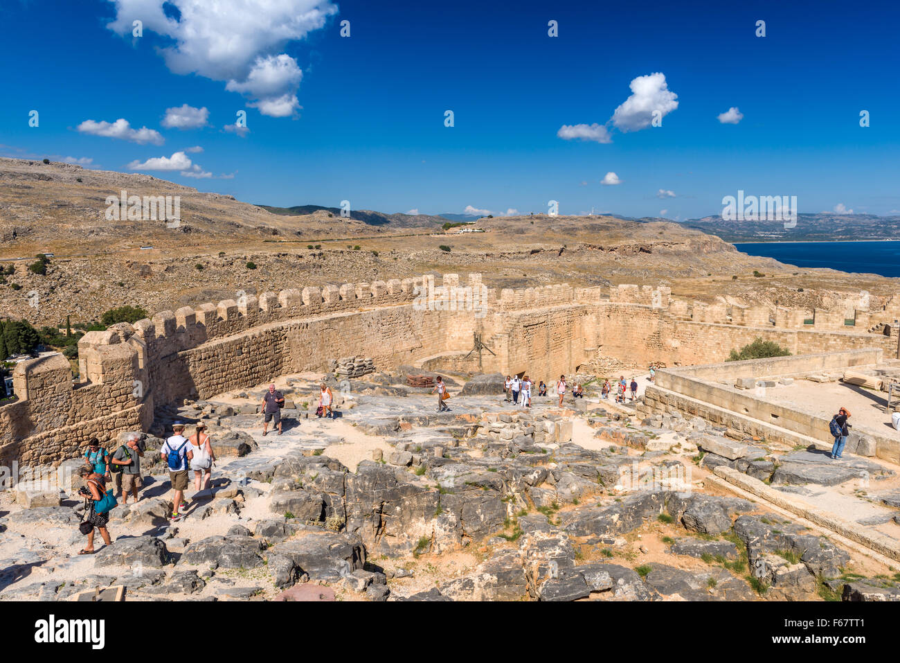Lindos Acropolis Stock Photo - Alamy Lindos Acropolis Stock Photo - Alamy