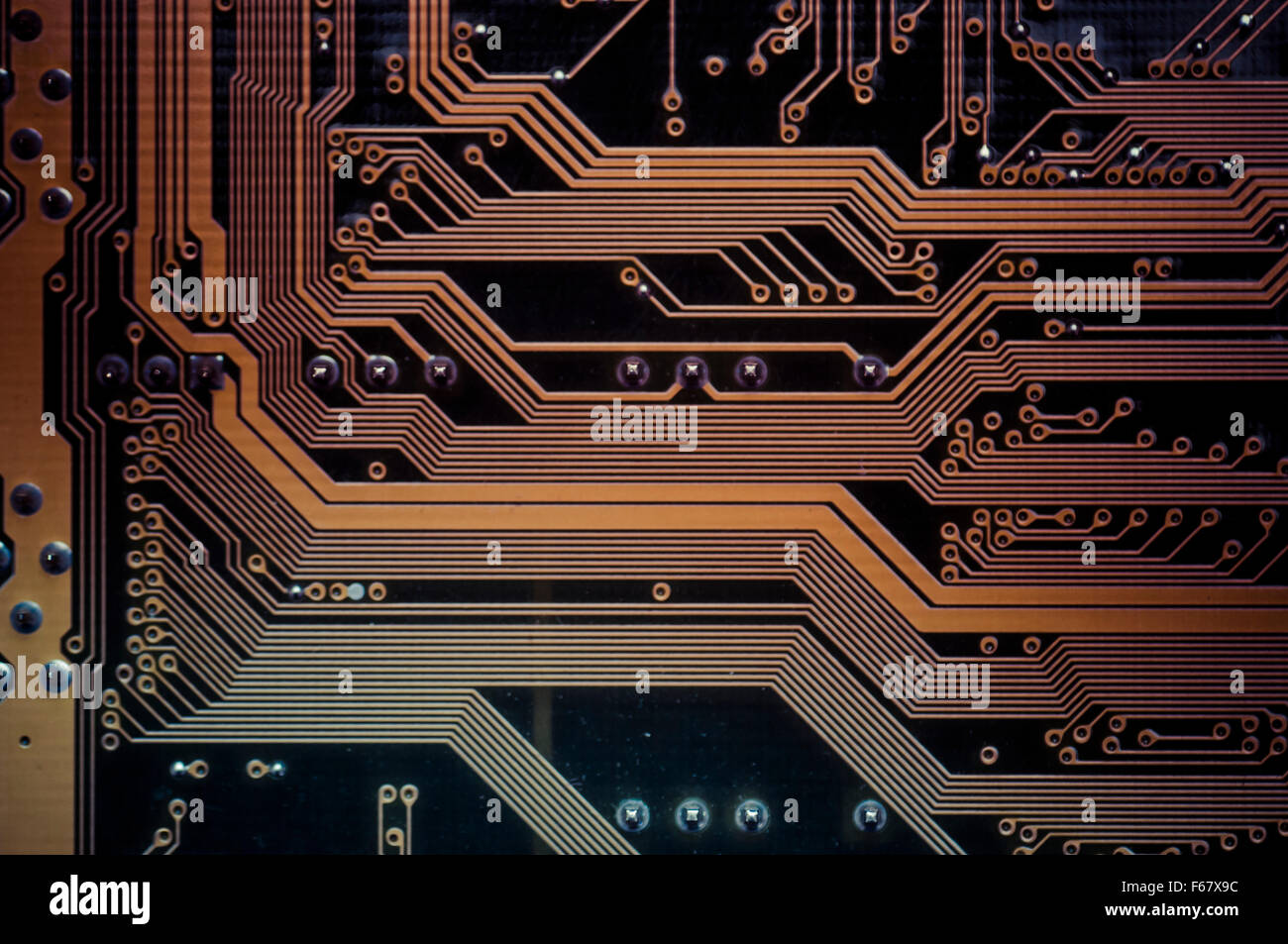 Microcircuit, Motherboard, computer and electronics modern background ...
