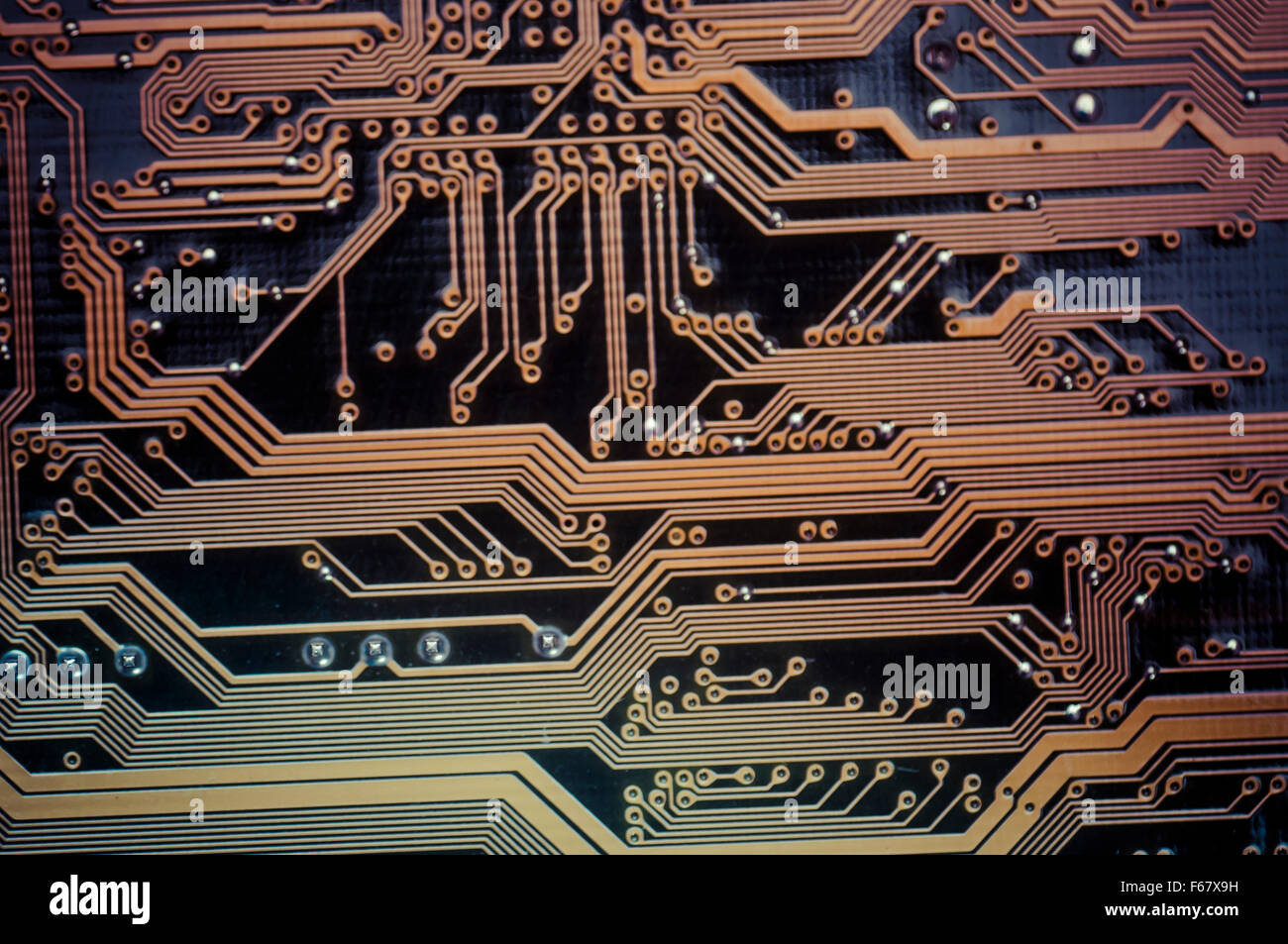 Microcircuit, Motherboard, computer and electronics modern background ...