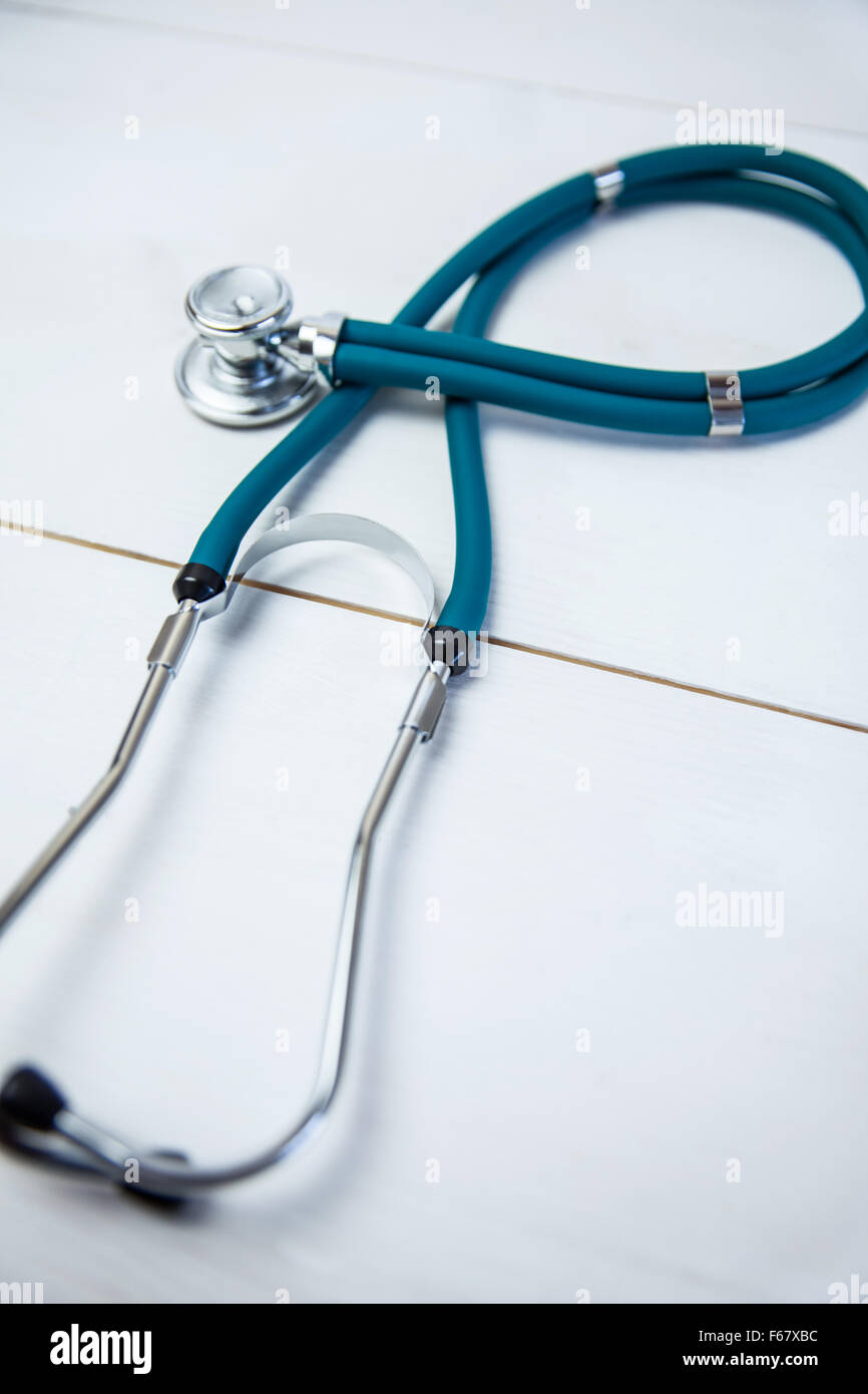 Stethoscope on desk Stock Photo - Alamy