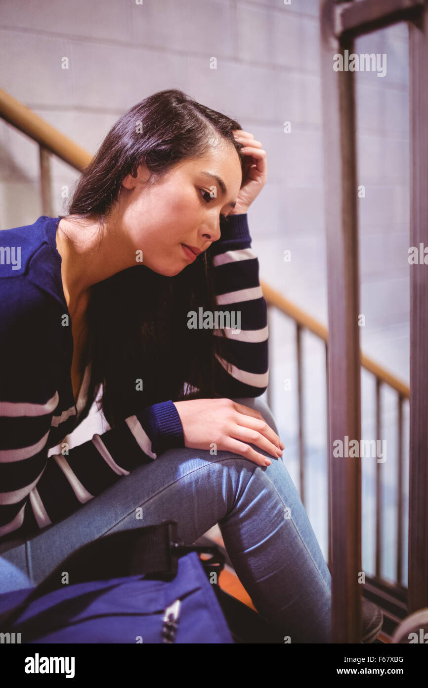 Young worried university student hi-res stock photography and images ...