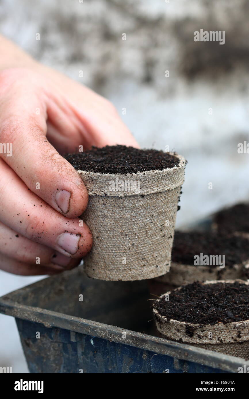 Compost pot hi-res stock photography and images - Alamy