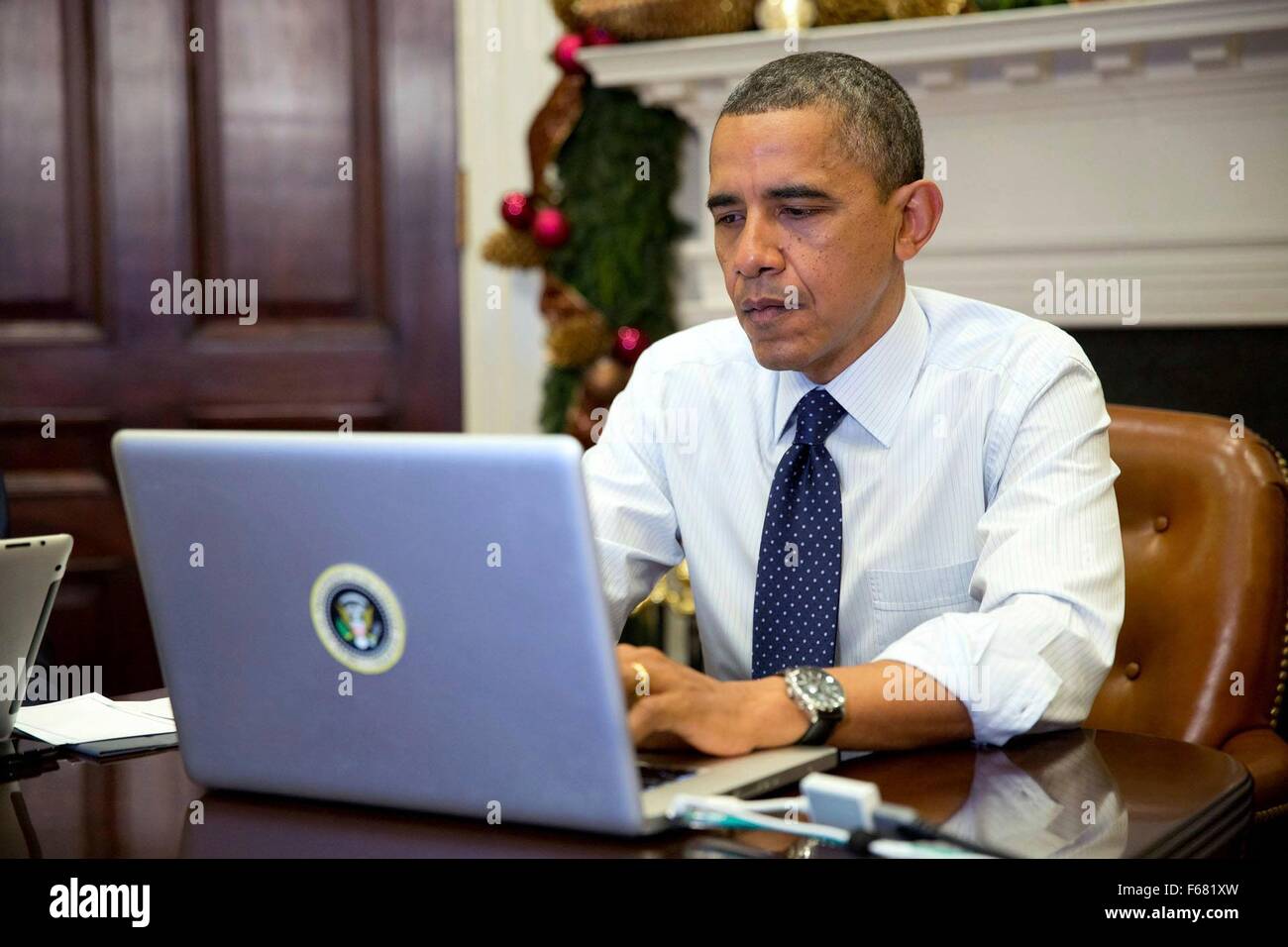 U.S. President Barack Obama participates in a live Twitter chat from ...