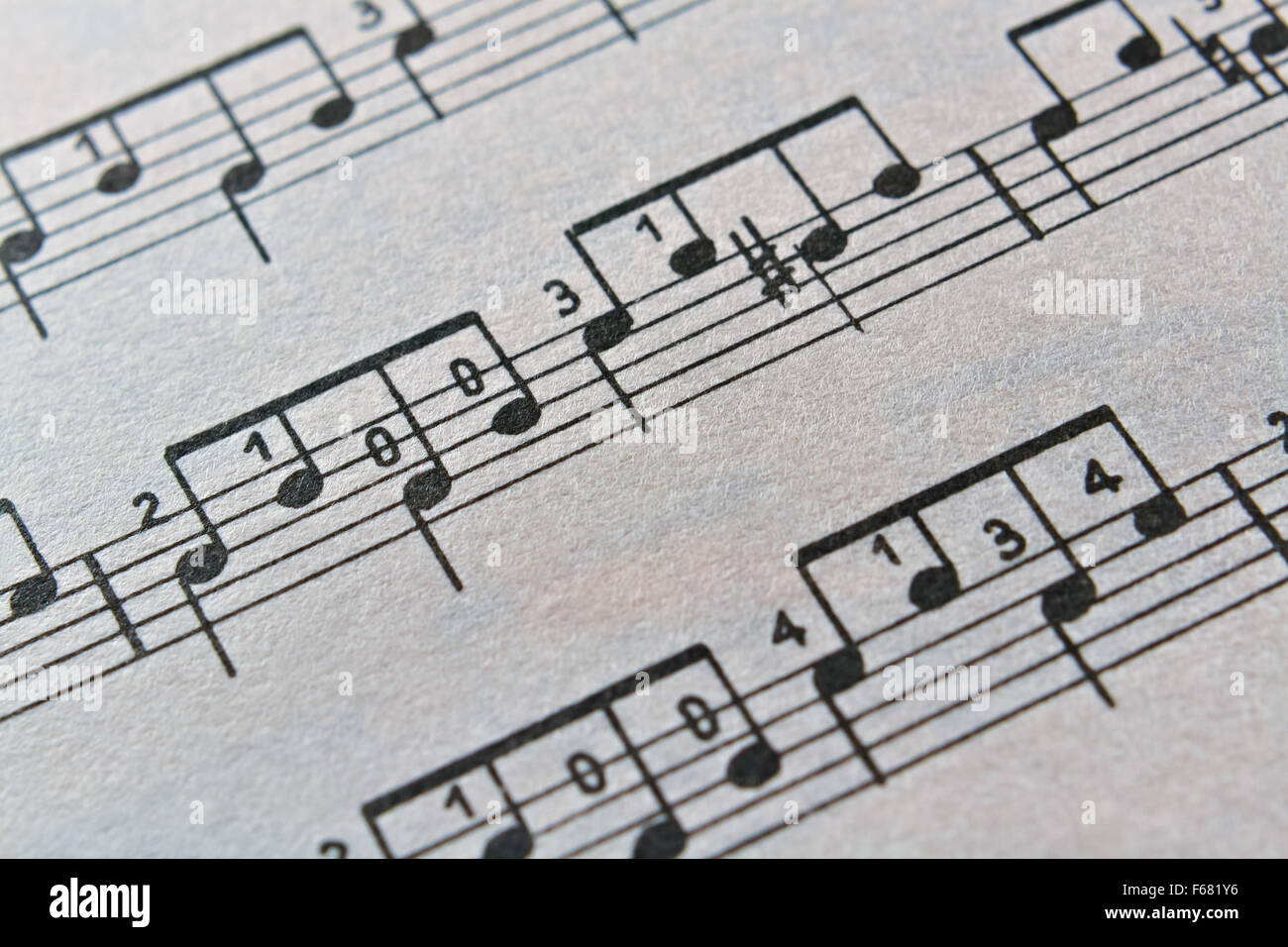 Ancient music notation hi-res stock photography and images - Alamy