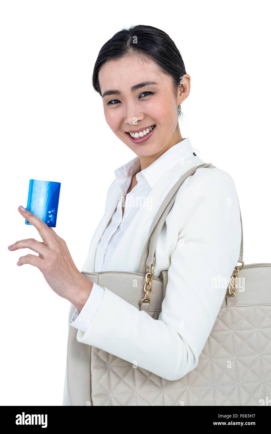 Smiling woman card in hi-res stock photography and images - Alamy