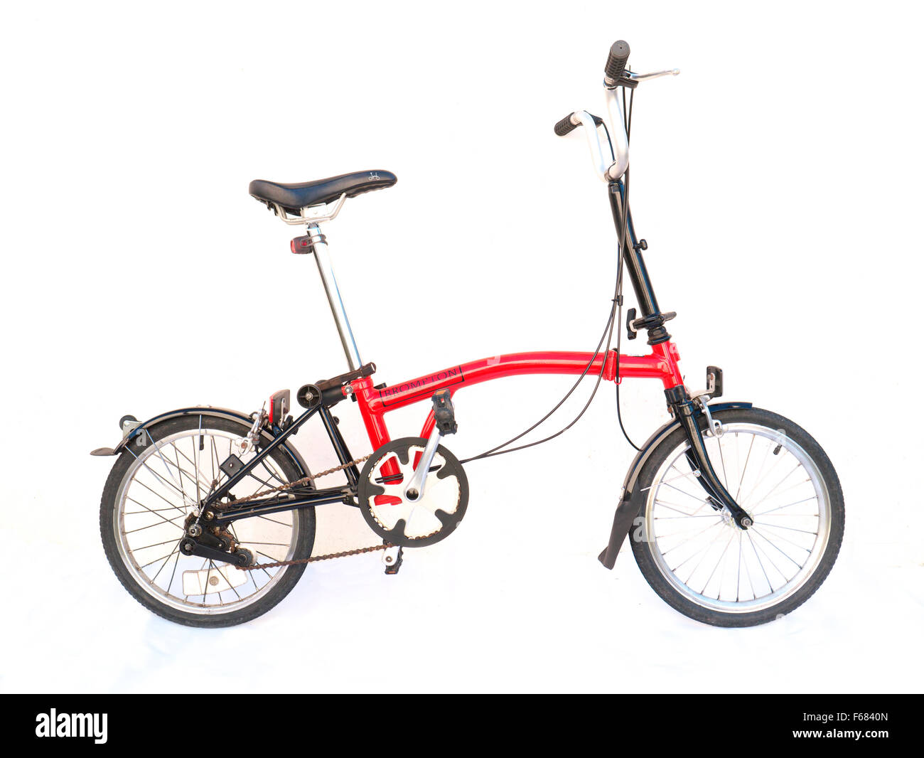 Brompton bike Cut Out Stock Images & Pictures - Alamy