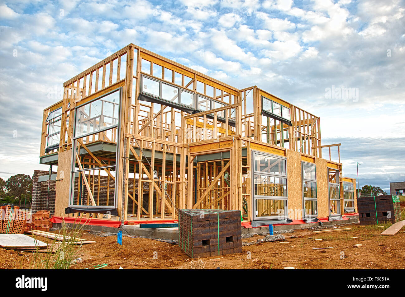Home under construction Stock Photo - Alamy