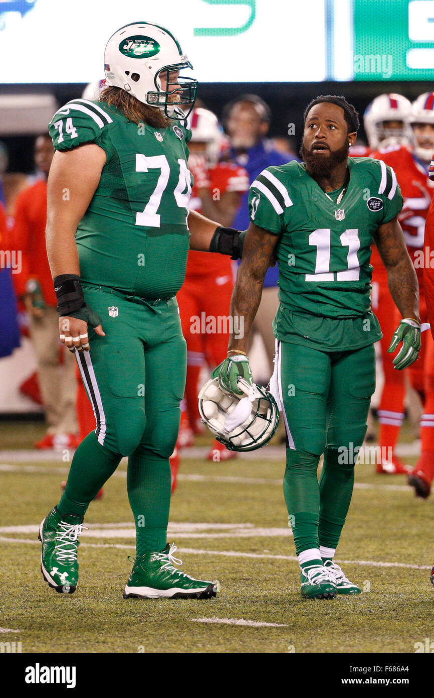 East Rutherford, New Jersey, USA. 12th Nov, 2015. New York Jets wide ...