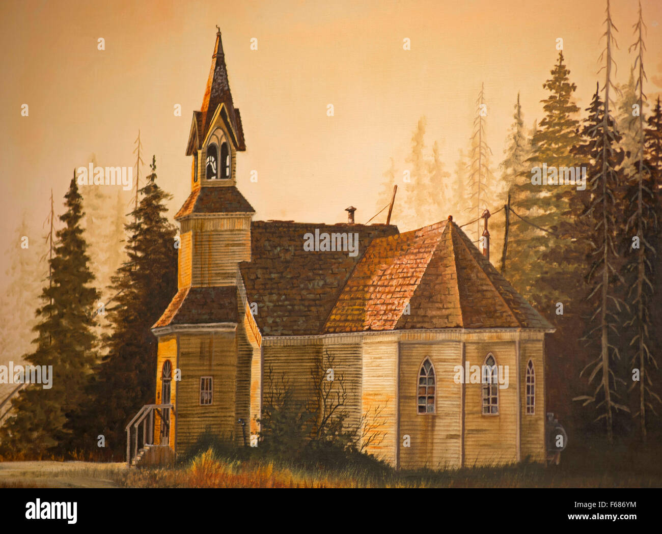 This Old Church. A photo of an old church Stock Photo - Alamy
