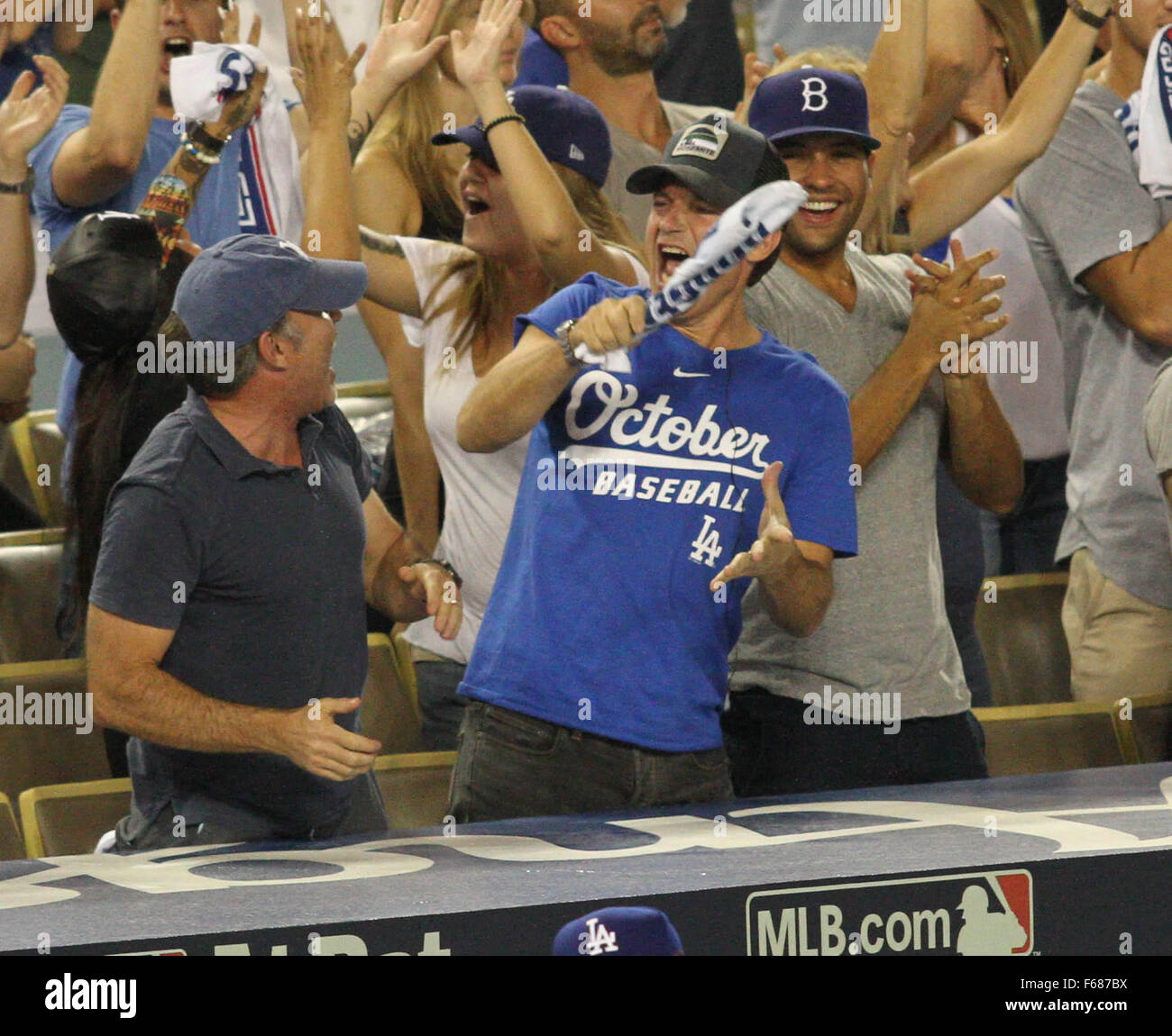Jason Bateman is a big time Dodgers Fan. Jason is seen being thrilled ...