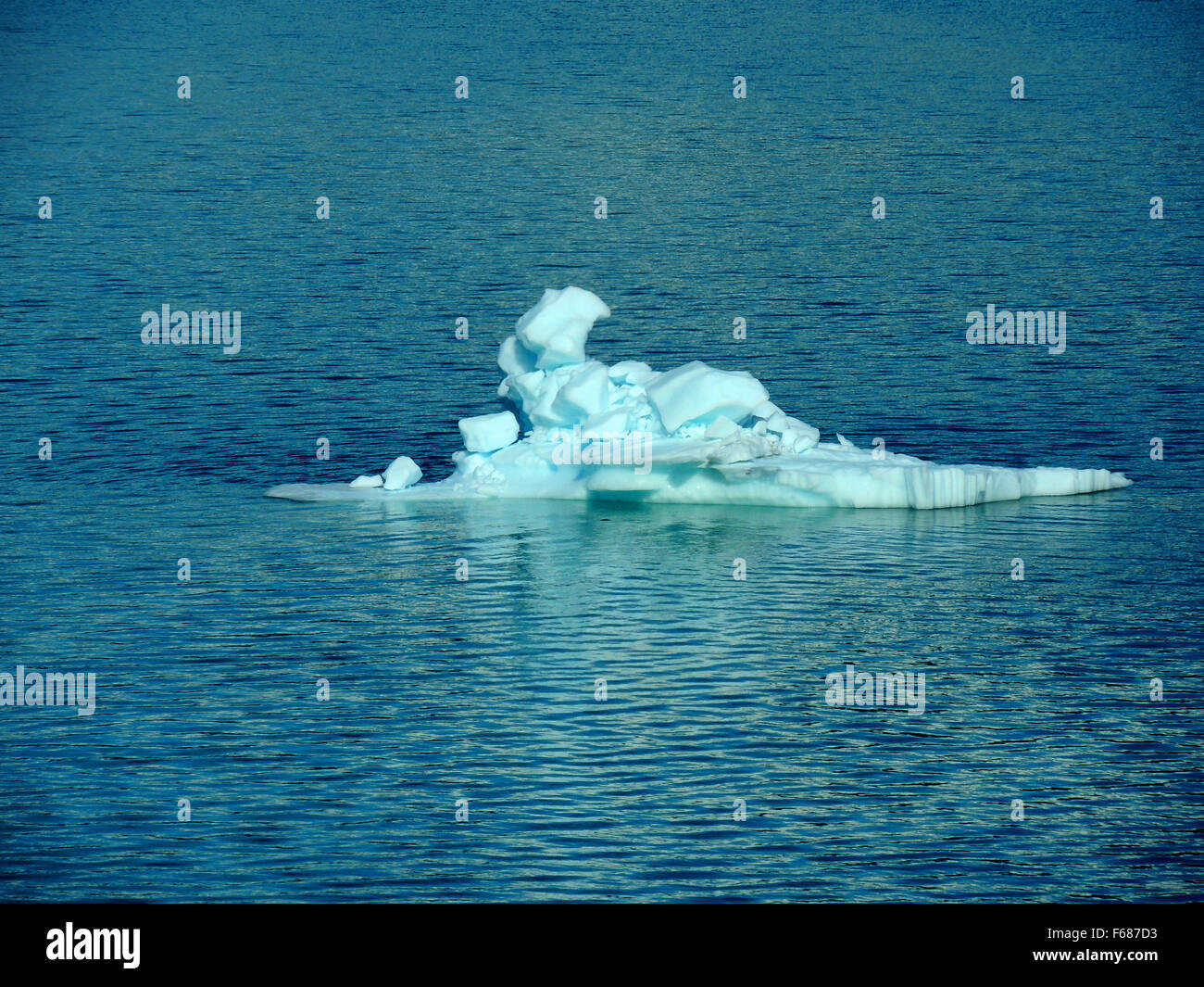 Iceberg in College Fjord, Alaska Stock Photo - Alamy