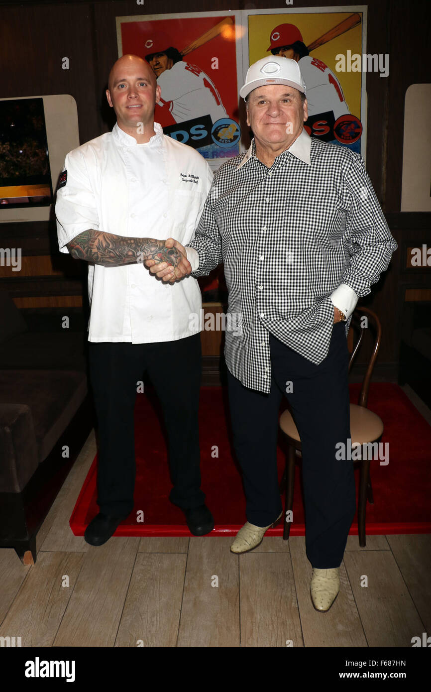 Baseball icon Pete Rose hosts VIP grand opening of his new restaurant ...