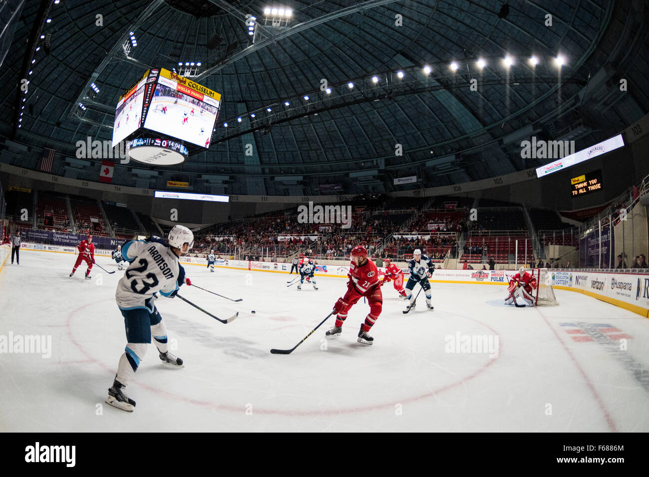 Milwaukee Admirals Defenseman Taylor Aronson (23) during the AHL game ...