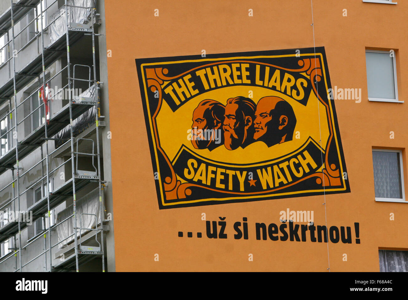 The three liars - Marx, Engels, Lenin image and the words .. they have ...