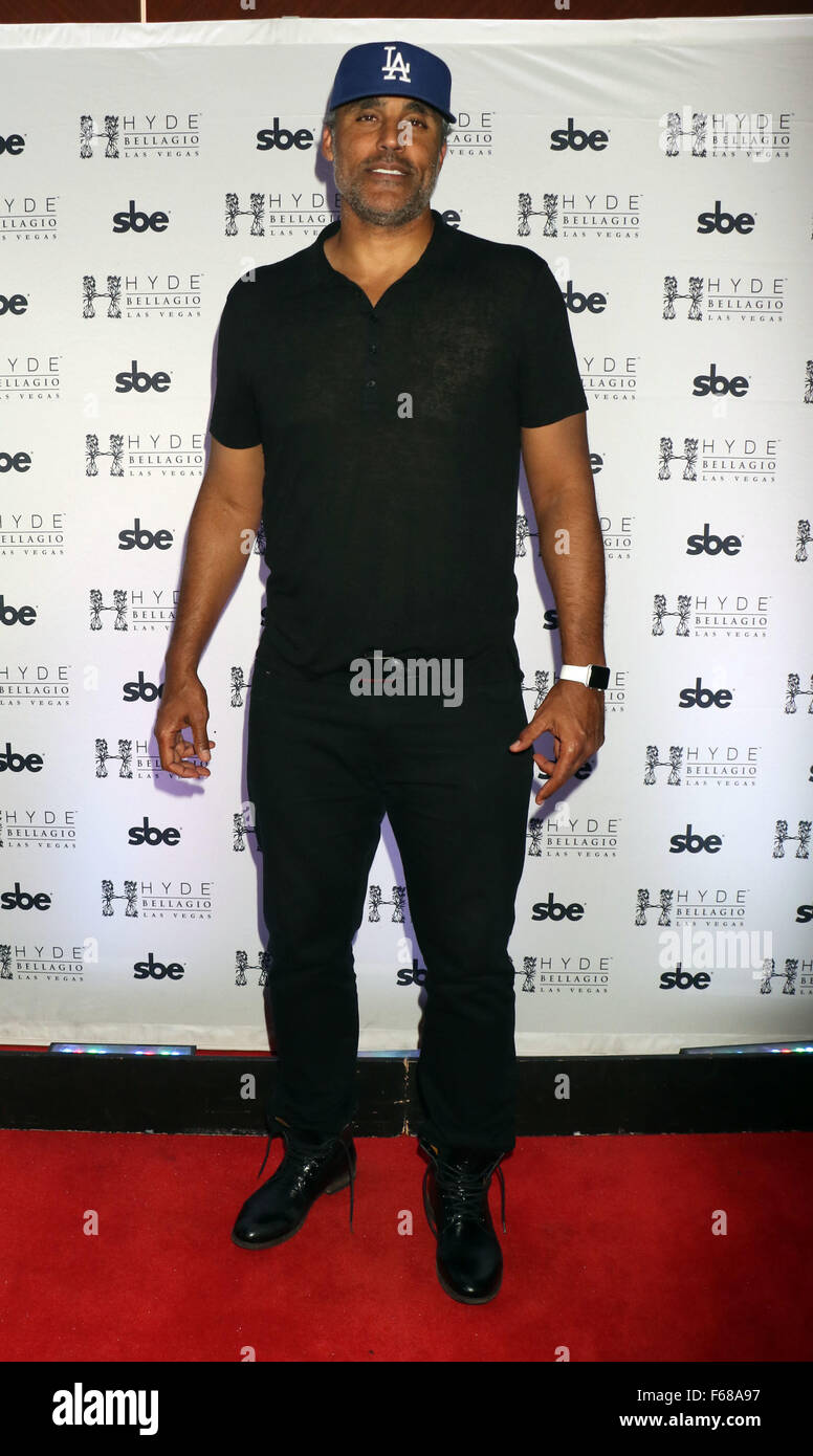 Former NBA star Rick Fox takes over the DJ booth during Lost Angels ...