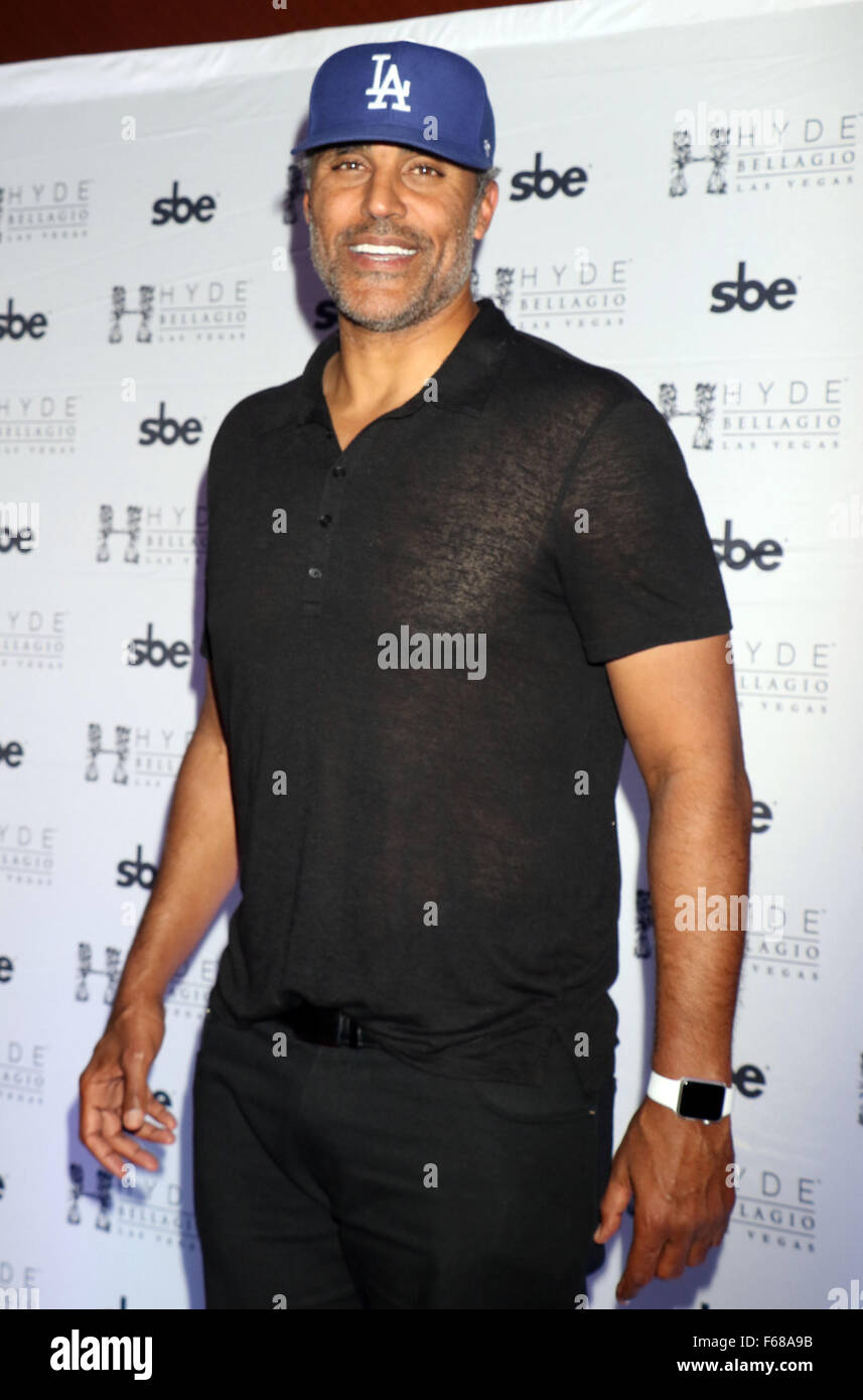 Former NBA star Rick Fox takes over the DJ booth during Lost Angels ...