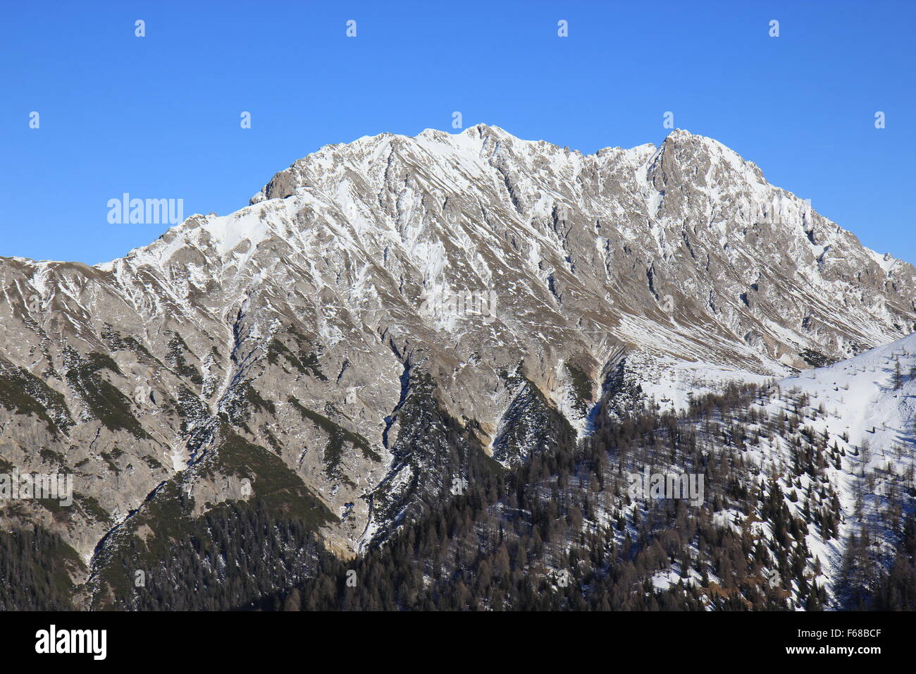 Alpine mountain in Austria Stock Photo - Alamy