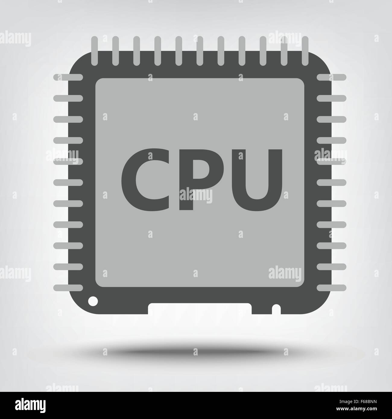 Central processing unit icon Stock Vector Images - Alamy
