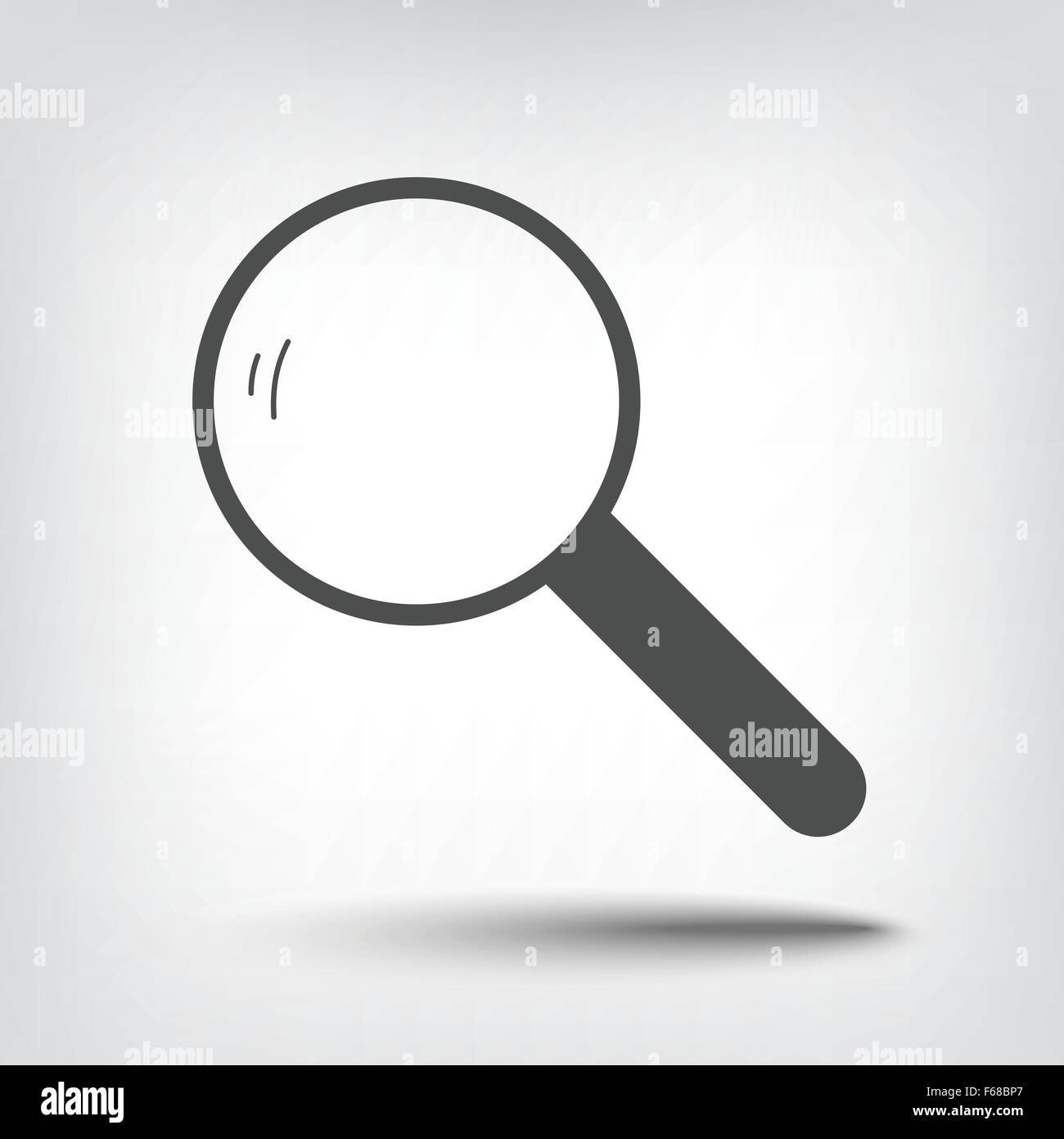 Magnifier as an icon concept symbol Stock Vector Image & Art - Alamy