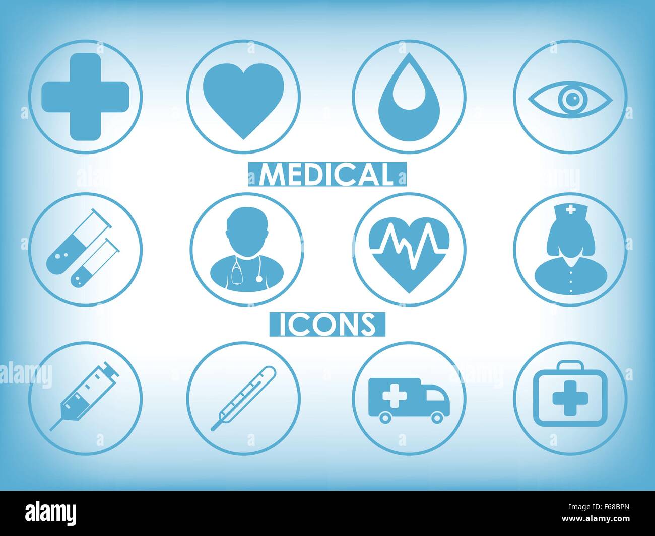 Medical stethoscope laboratory test Stock Vector Images - Alamy